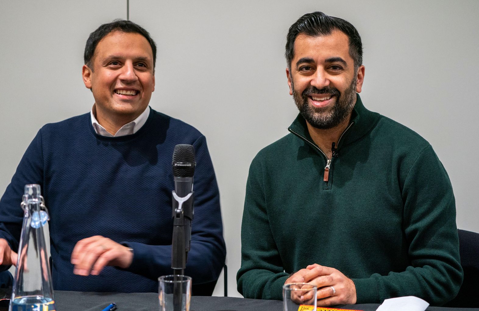 Humza Yousaf and Anas Sarwar address anti-racism rally