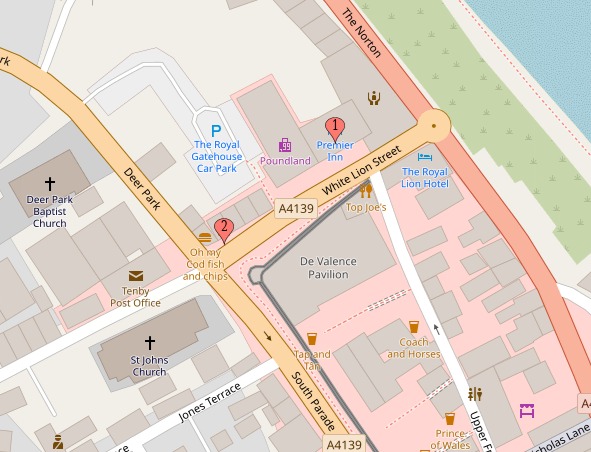 Police appeal for witnesses and cctv footage after Tenby assault.