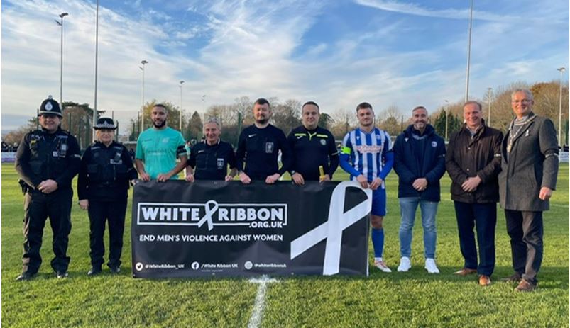 Worcester City among teams supporting White Ribbon campaign