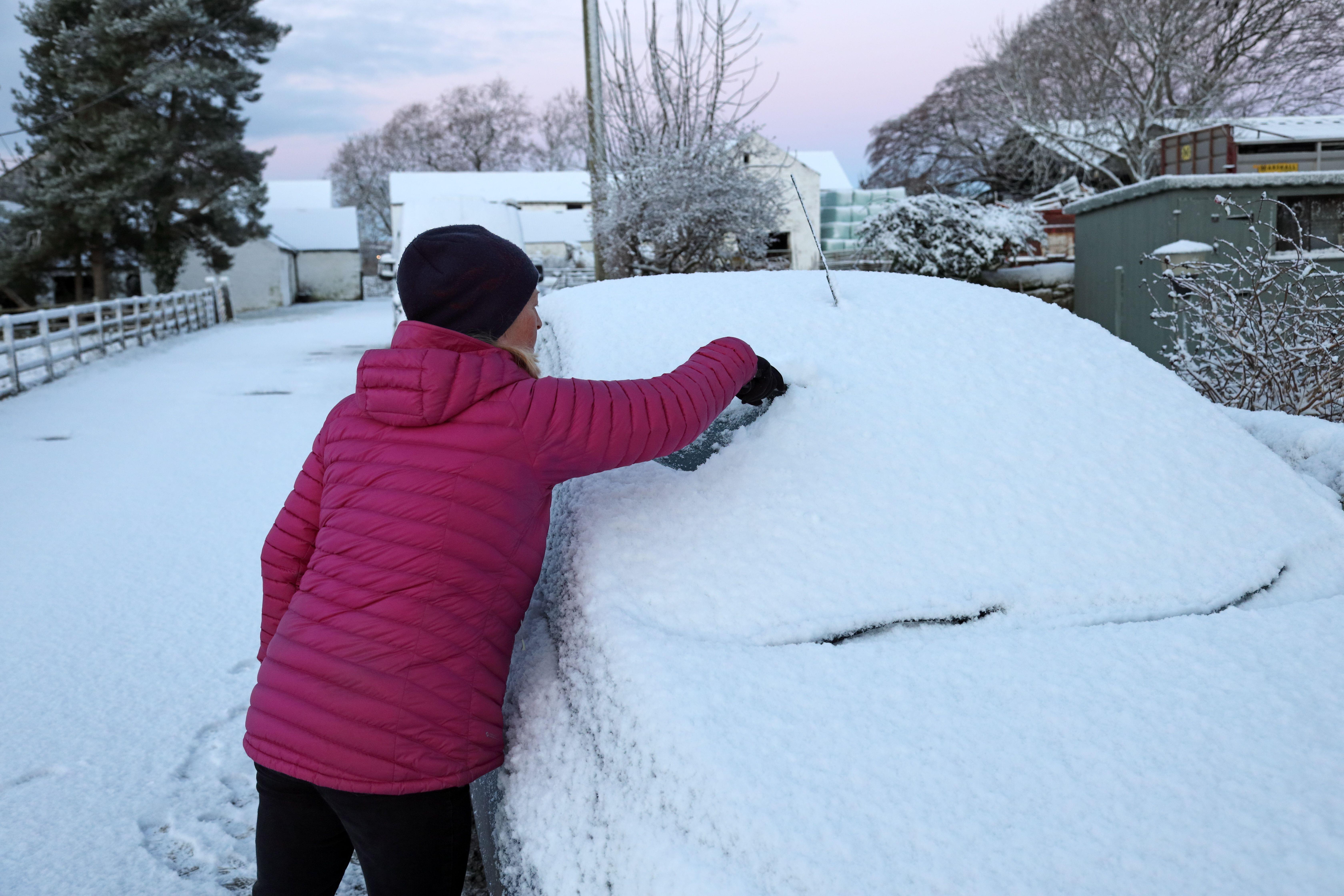 Snow and Ice arrives across much of the UK