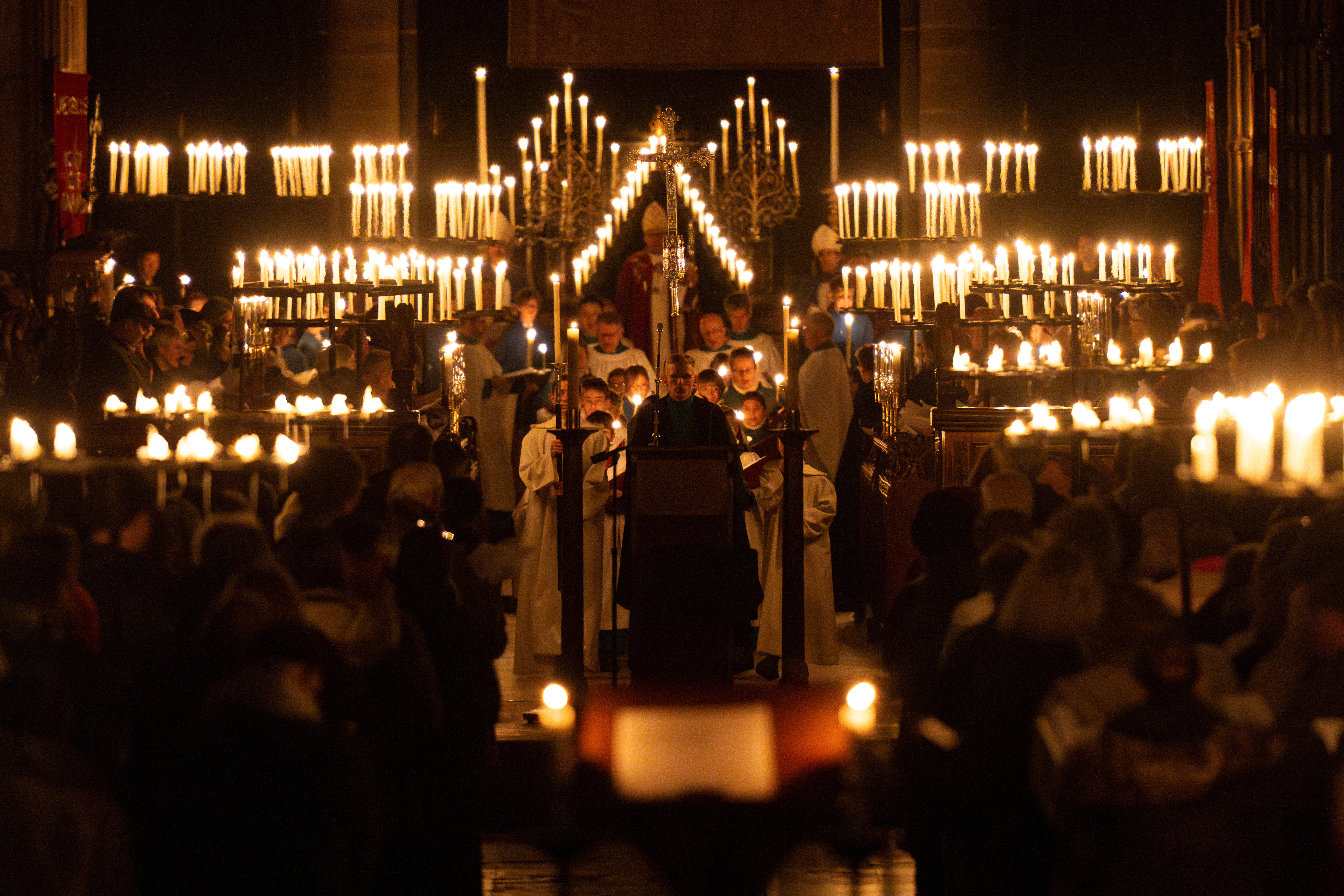 Thousands attend Salisbury Cathedral's From Darkness to Light