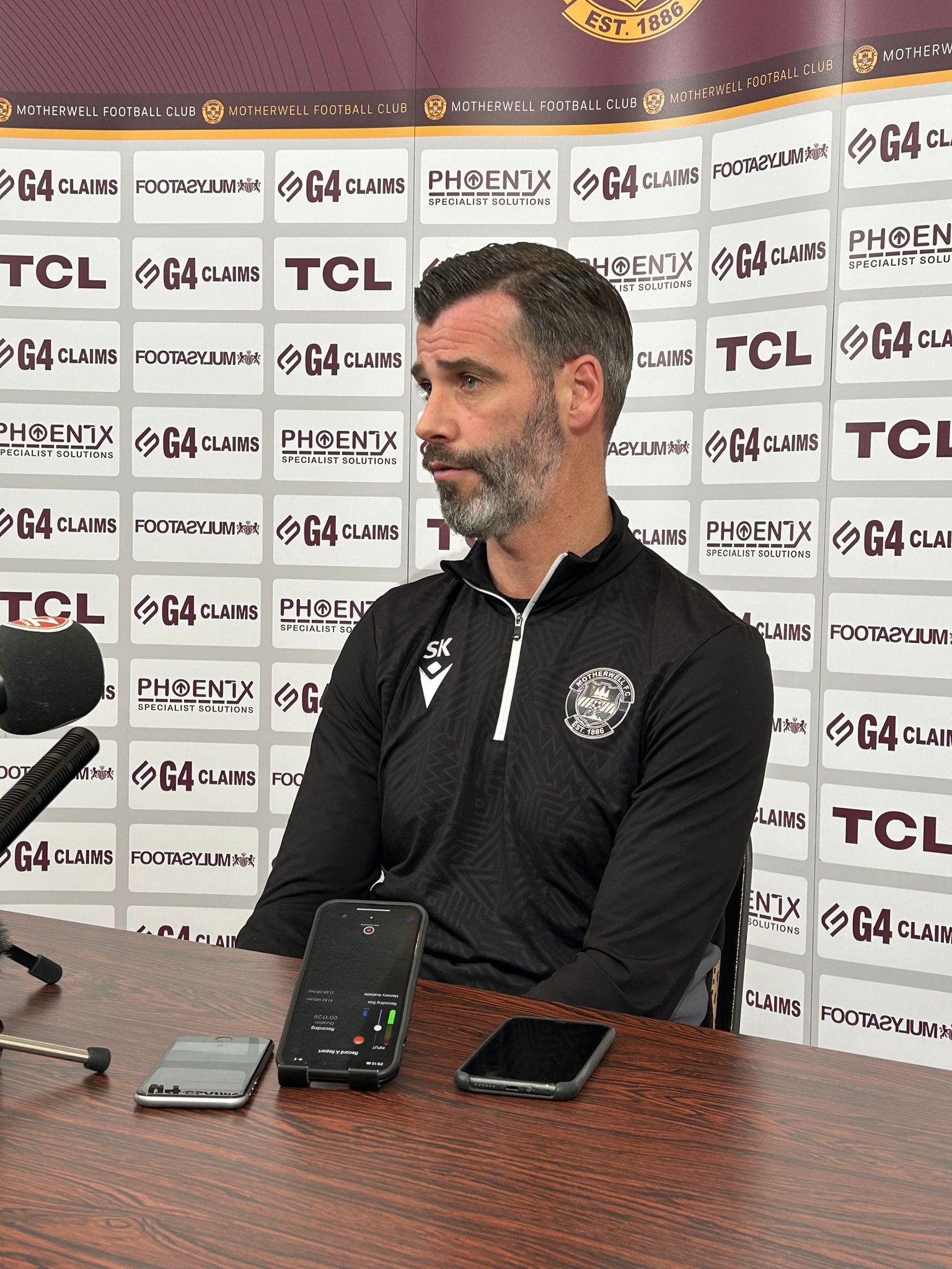 Stuart Kettlewell says he doesn't let criticism get to him