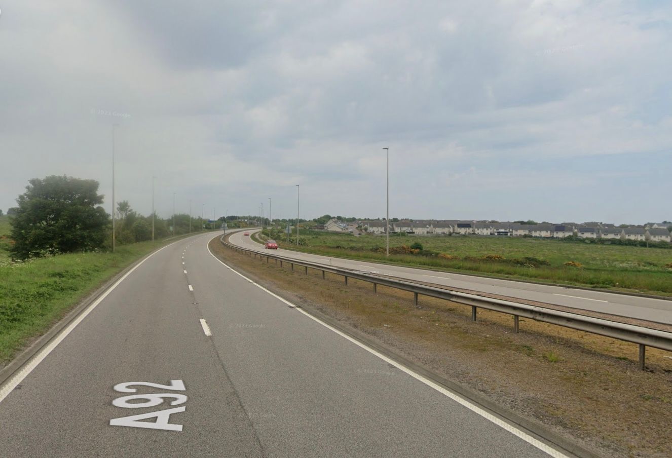 Pedestrian hospitalised after A92 collision with van | News - Greatest ...