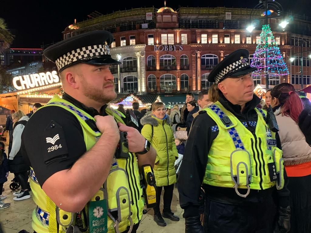 Dorset Police step up Christmas patrols in Bournemouth
