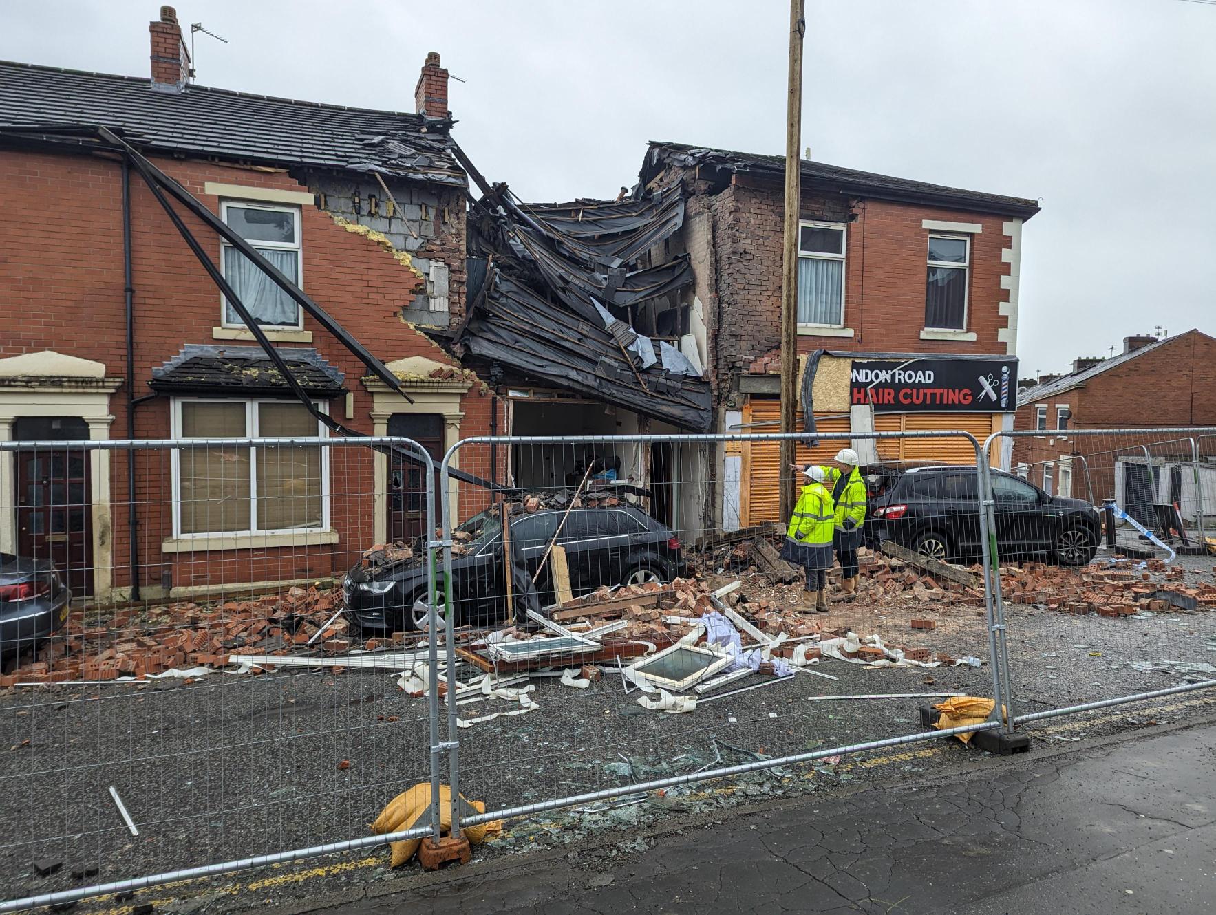 Man rescued after Blackburn gas explosion
