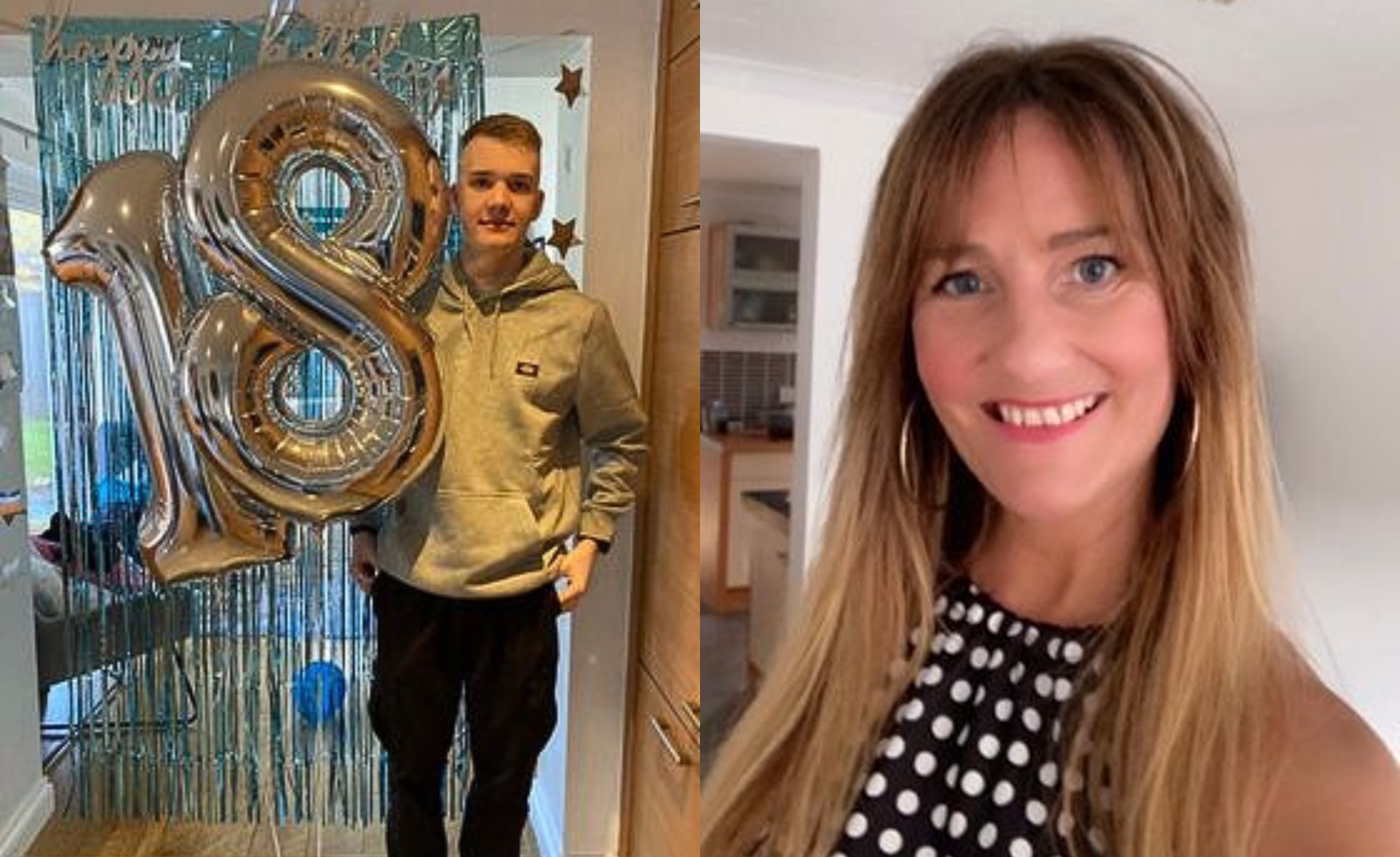 Mum thanks Royal Navy for saving her son's life 18 years ago