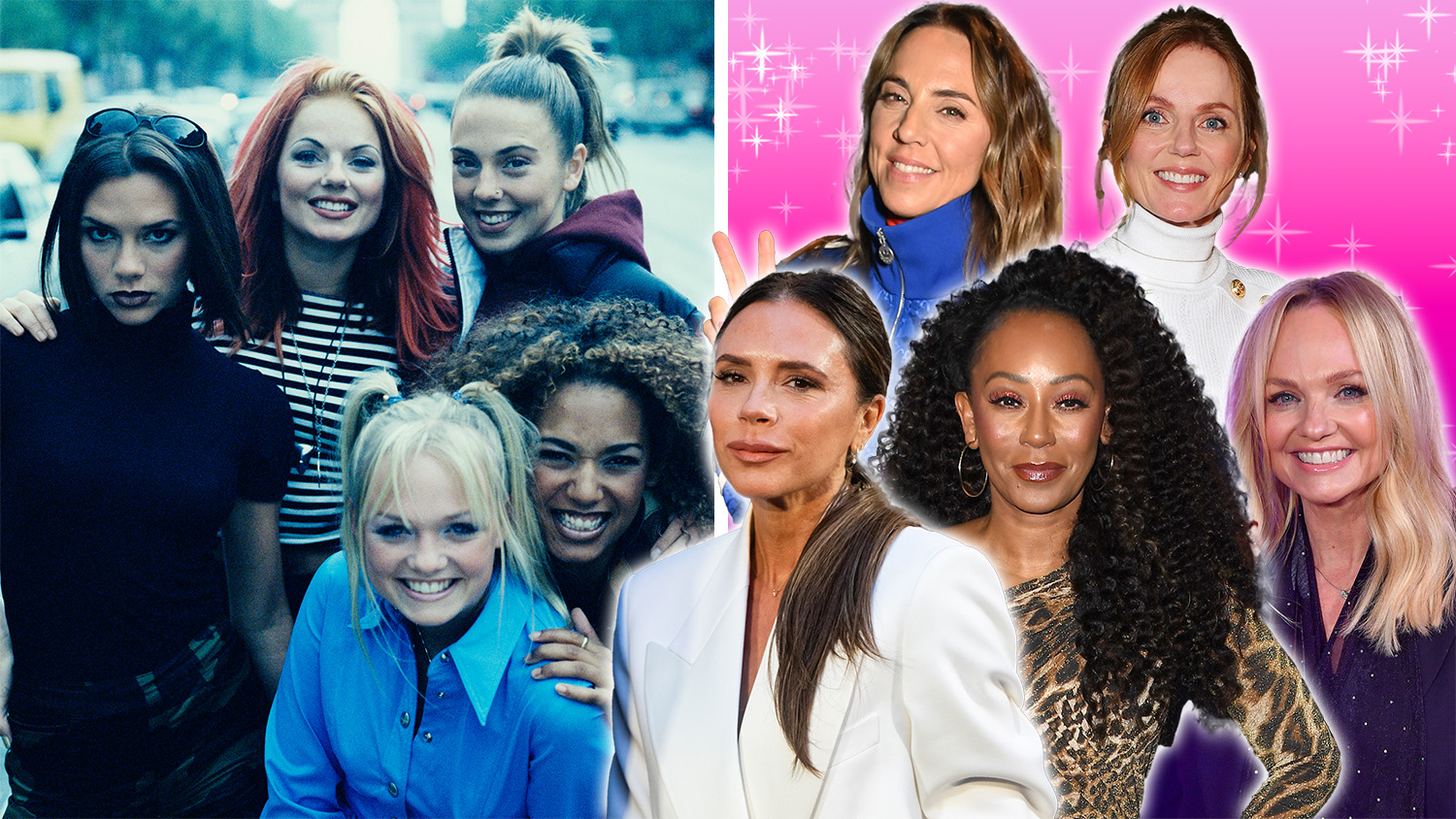 The Spice Girls through the years