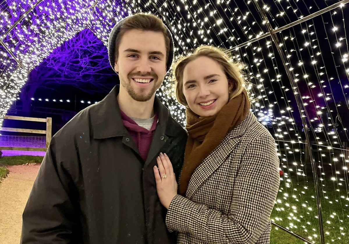 Salisbury couple's proposal photos go viral on social media
