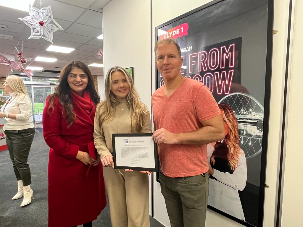 Scottish Parliament to congratulate Clyde 1 Radio on our 50th birthday