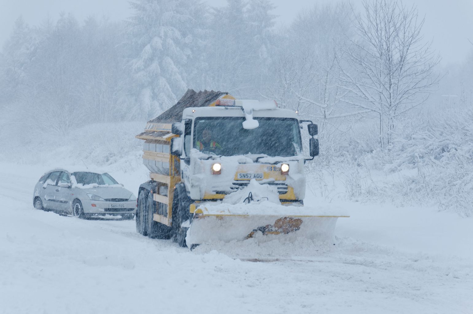 “Extremely challenging conditions” as major incident declared on the A9 ...