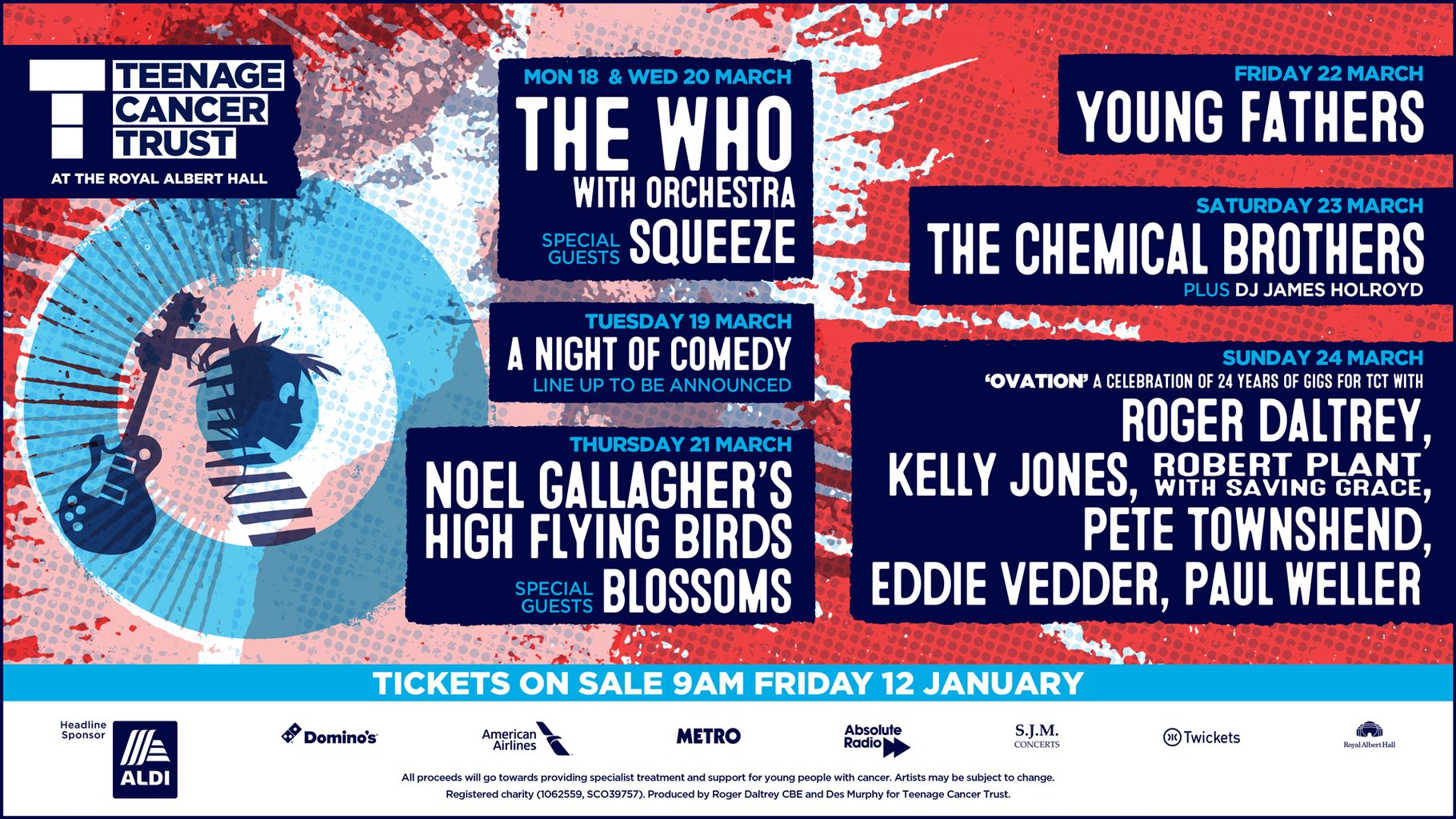 Line-up revealed for Teenage Cancer Trust at the Royal Albert Hall ...