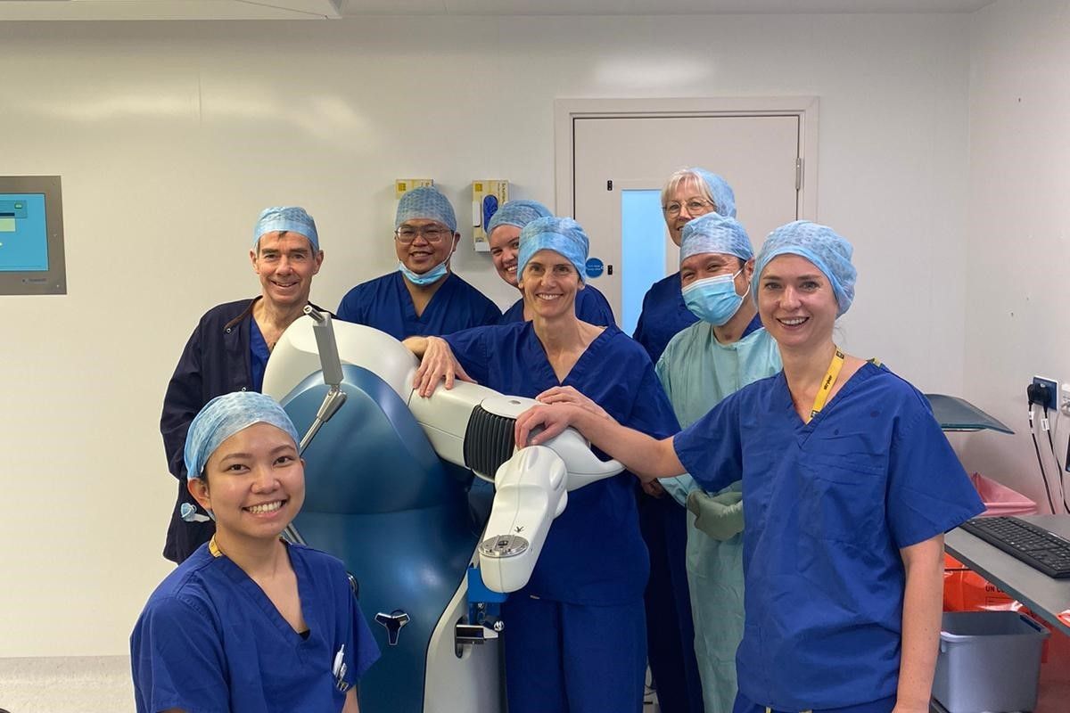 West Sussex hospital unveils £1 million robotic-arm technology to ...