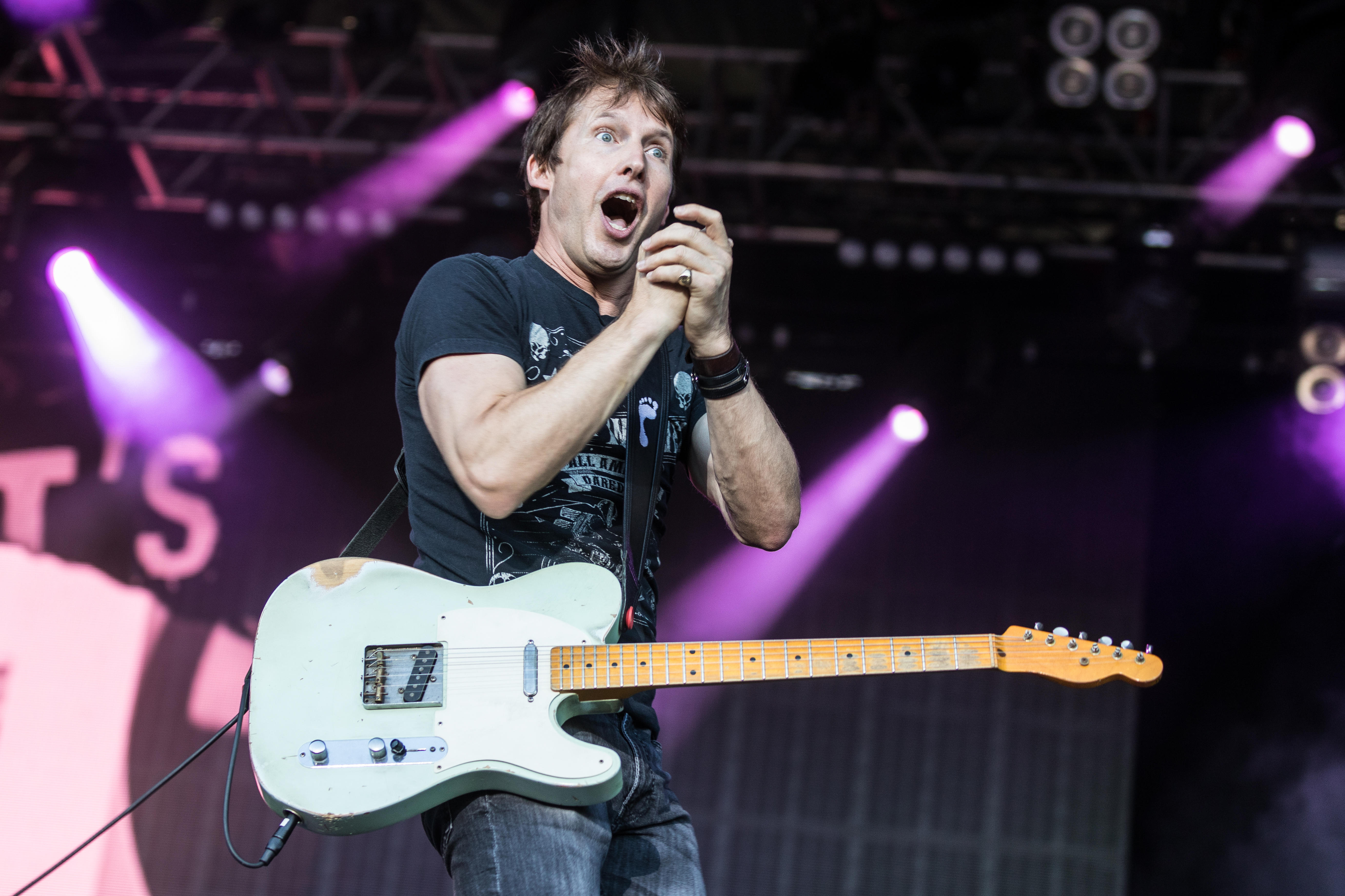 James Blunt quips about Herefordshire phone box dedicated to him