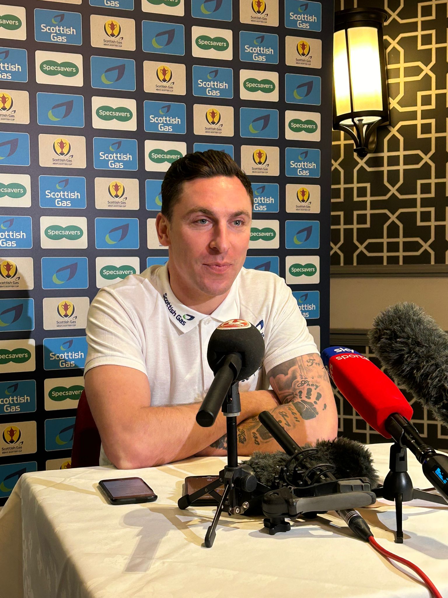 Gap between Celtic and Rangers still "quite big", says Scott Brown