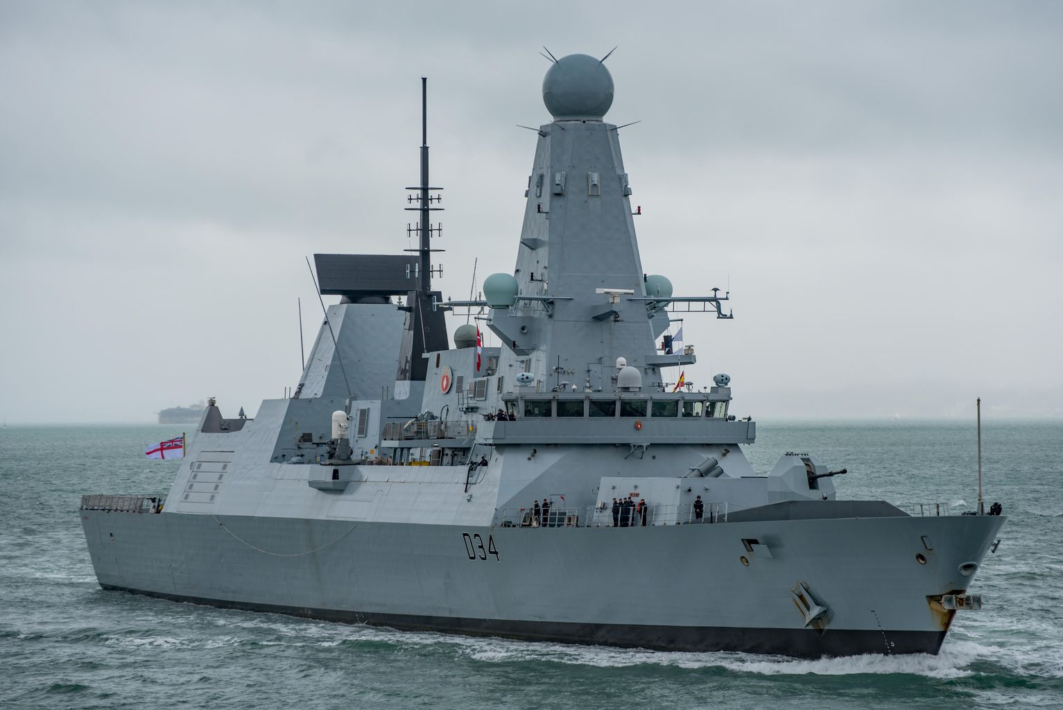 Portsmouth-based HMS Diamond shoots down Houthi drones in Red Sea attack