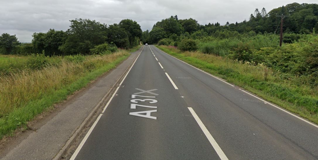 Major gas leak closes A737 between Kilwinning and Dalry