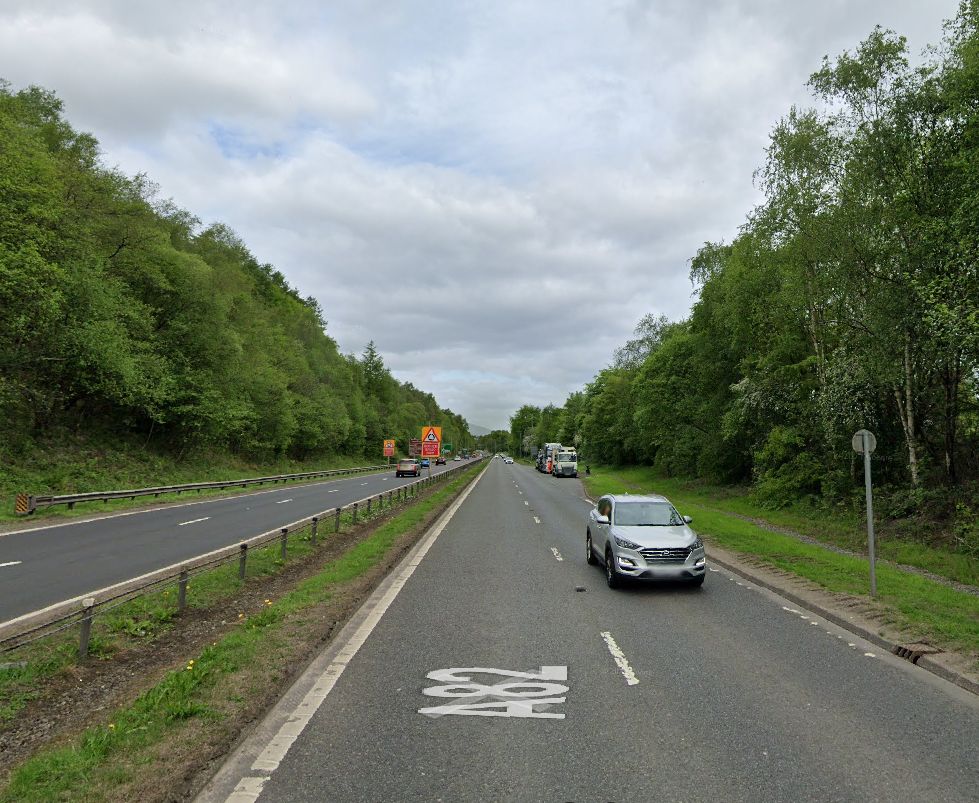 Cyclist seriously injured after A82 crash near Balloch