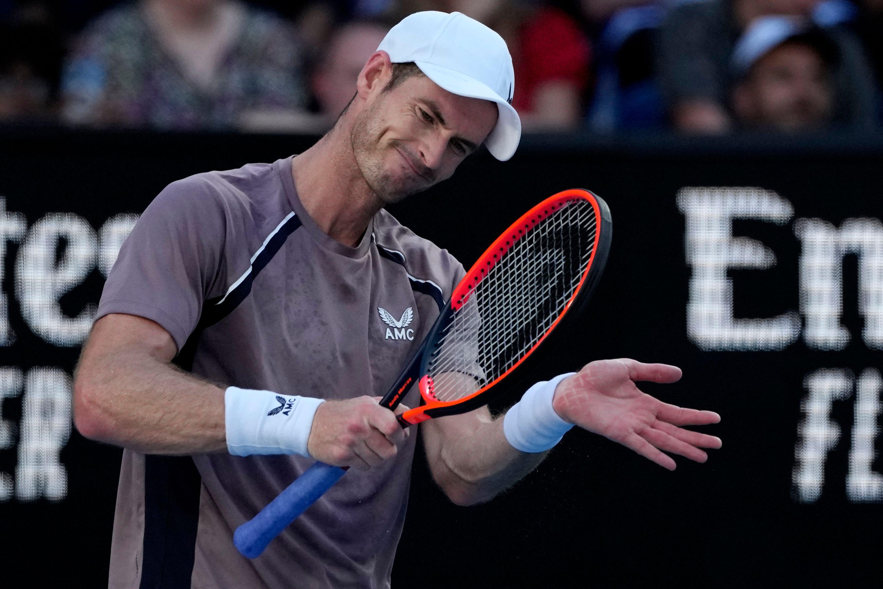 Andy Murray's out of the Australian Open on day one in Melbourne