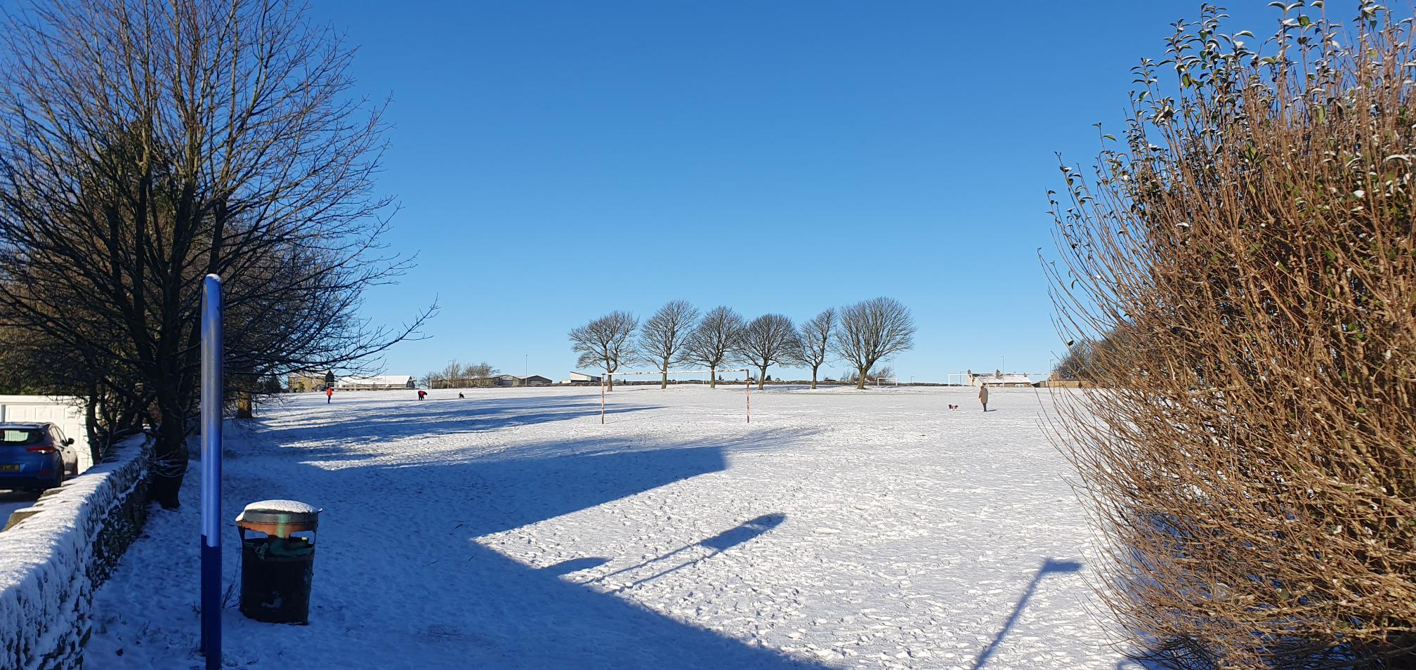 Schools closed and flights cancelled as cold weather hits West Yorkshire