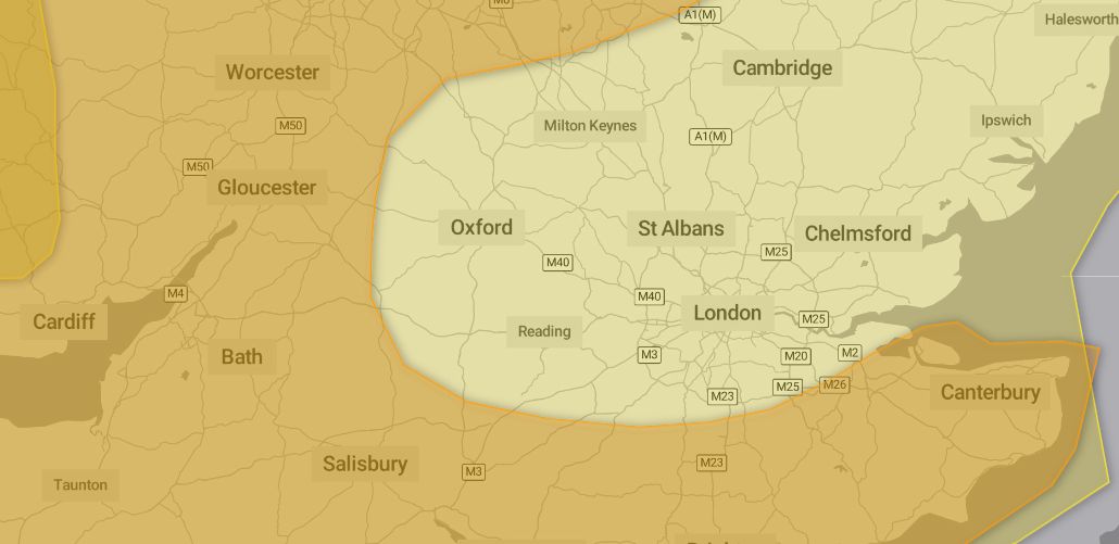 Yellow wind warning for Oxfordshire thanks to Storm Isha | News ...