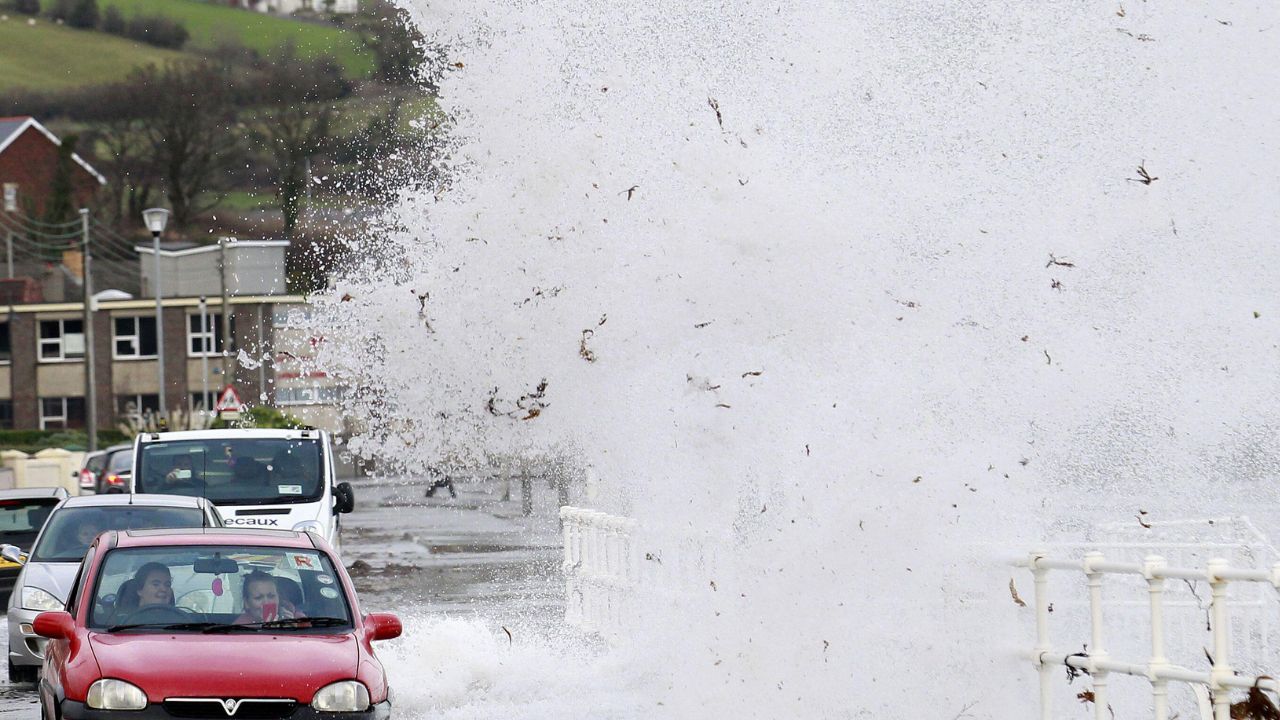 Northern Ireland on 'tornado watch' as Storm Isha arrives