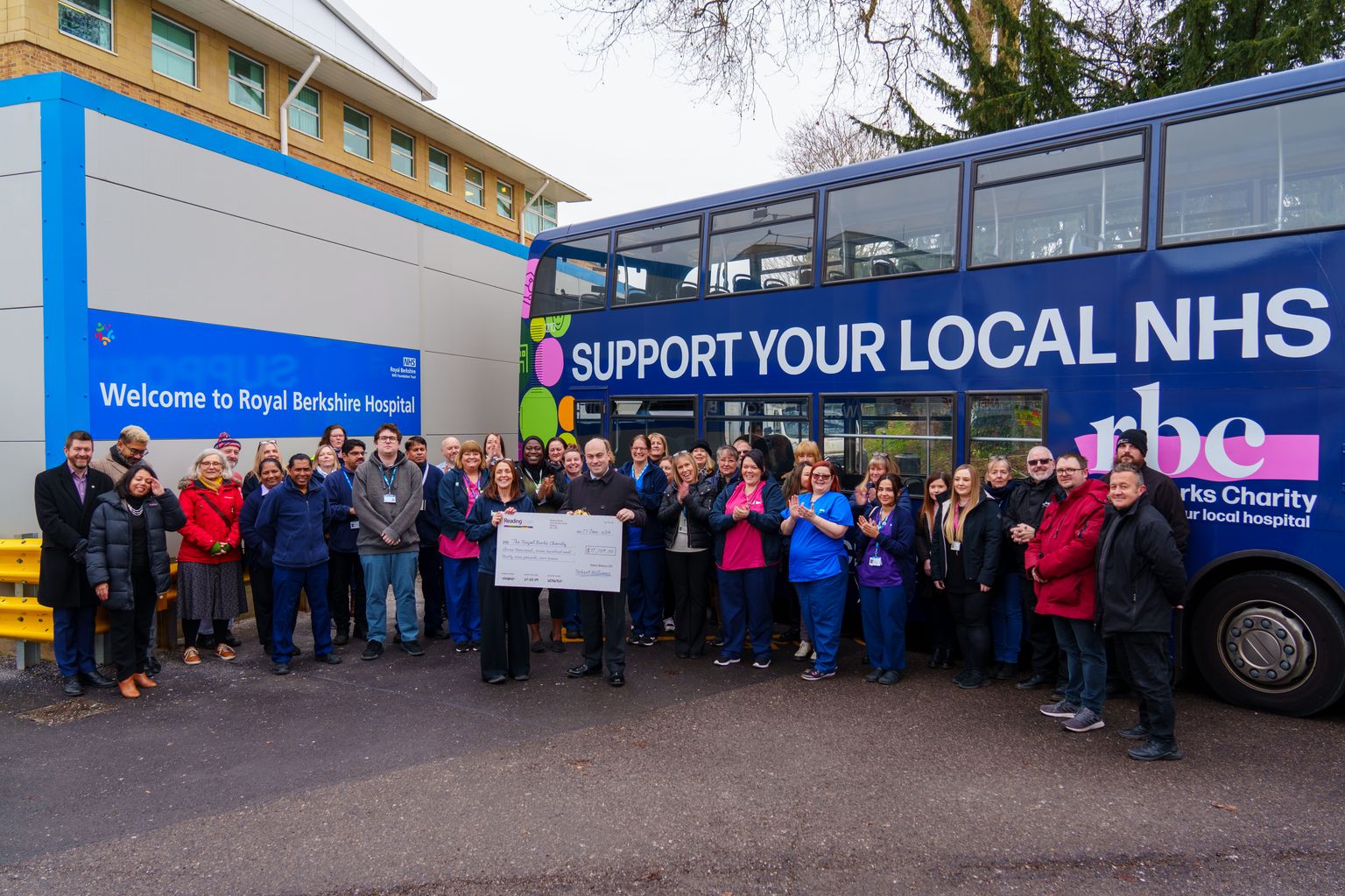 Reading buses show support for the RBH