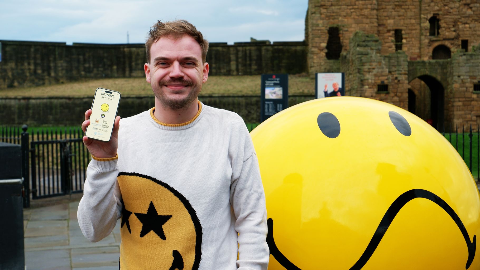 Newcastle tech company help launch interactive art trail