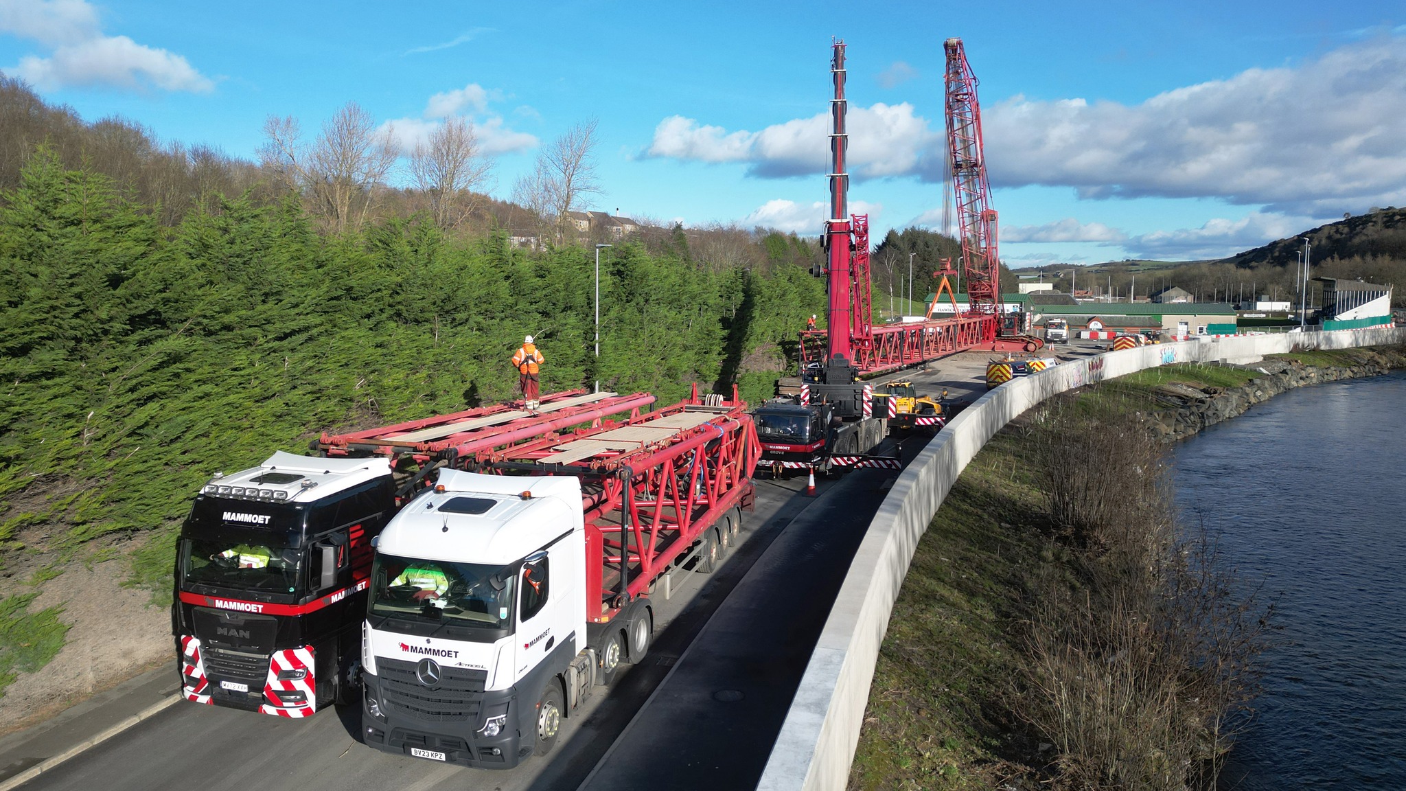 Momentous event! Hawick Flood Protection Scheme reaches new landmark ...