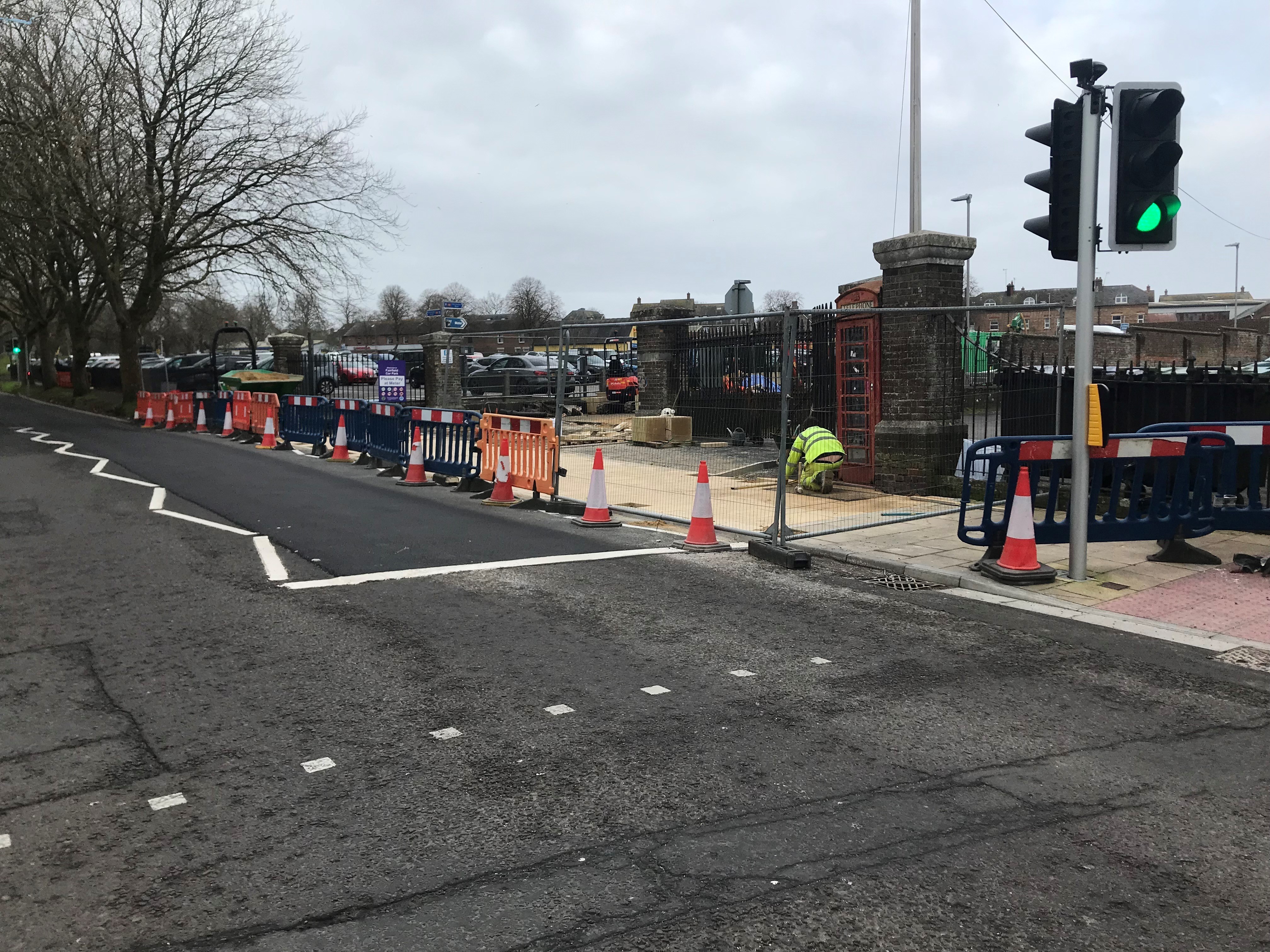 Calls to ensure Dorchester Fairfield Road works are properly landscaped