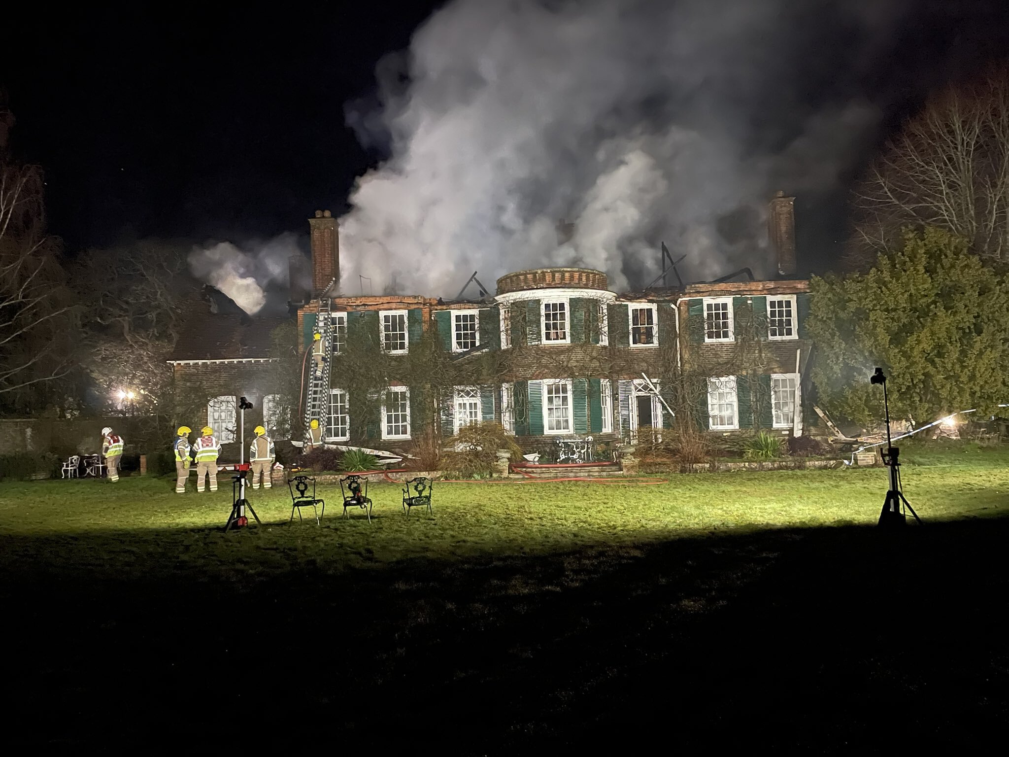 Cause of Hampshire mansion fire "undetermined" | News - undefined