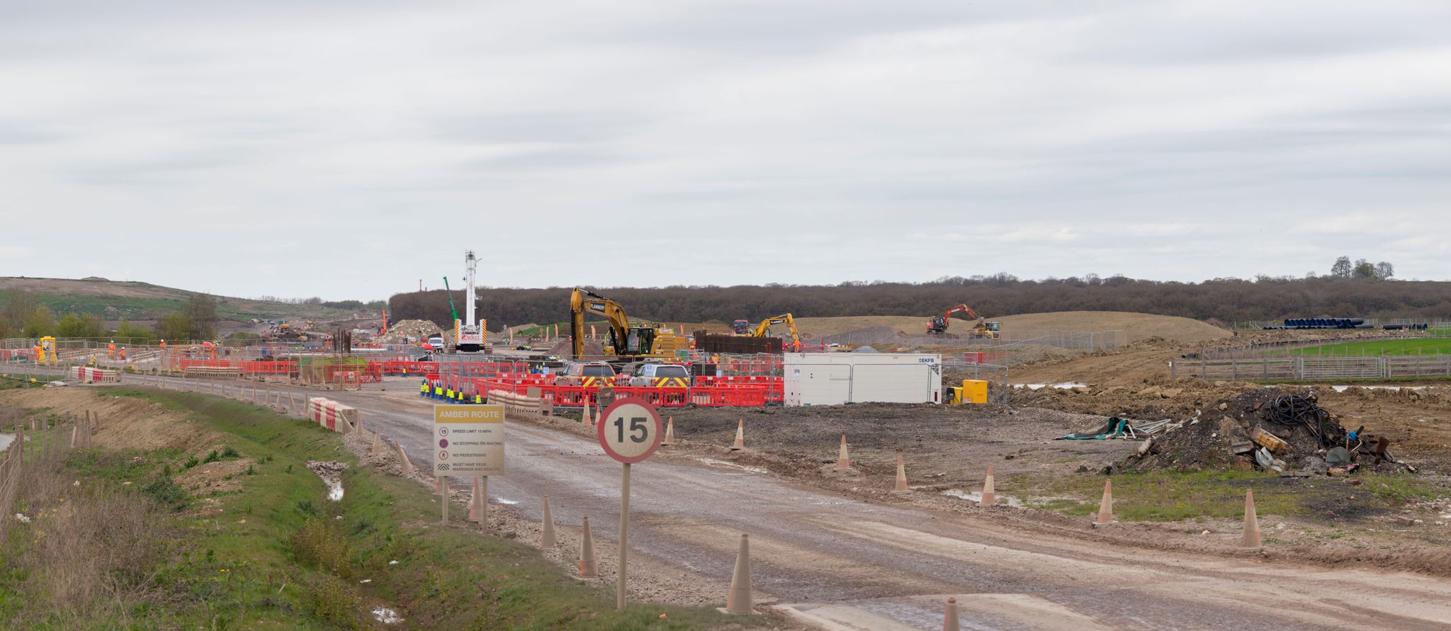 Sinkholes found during HS2 construction work