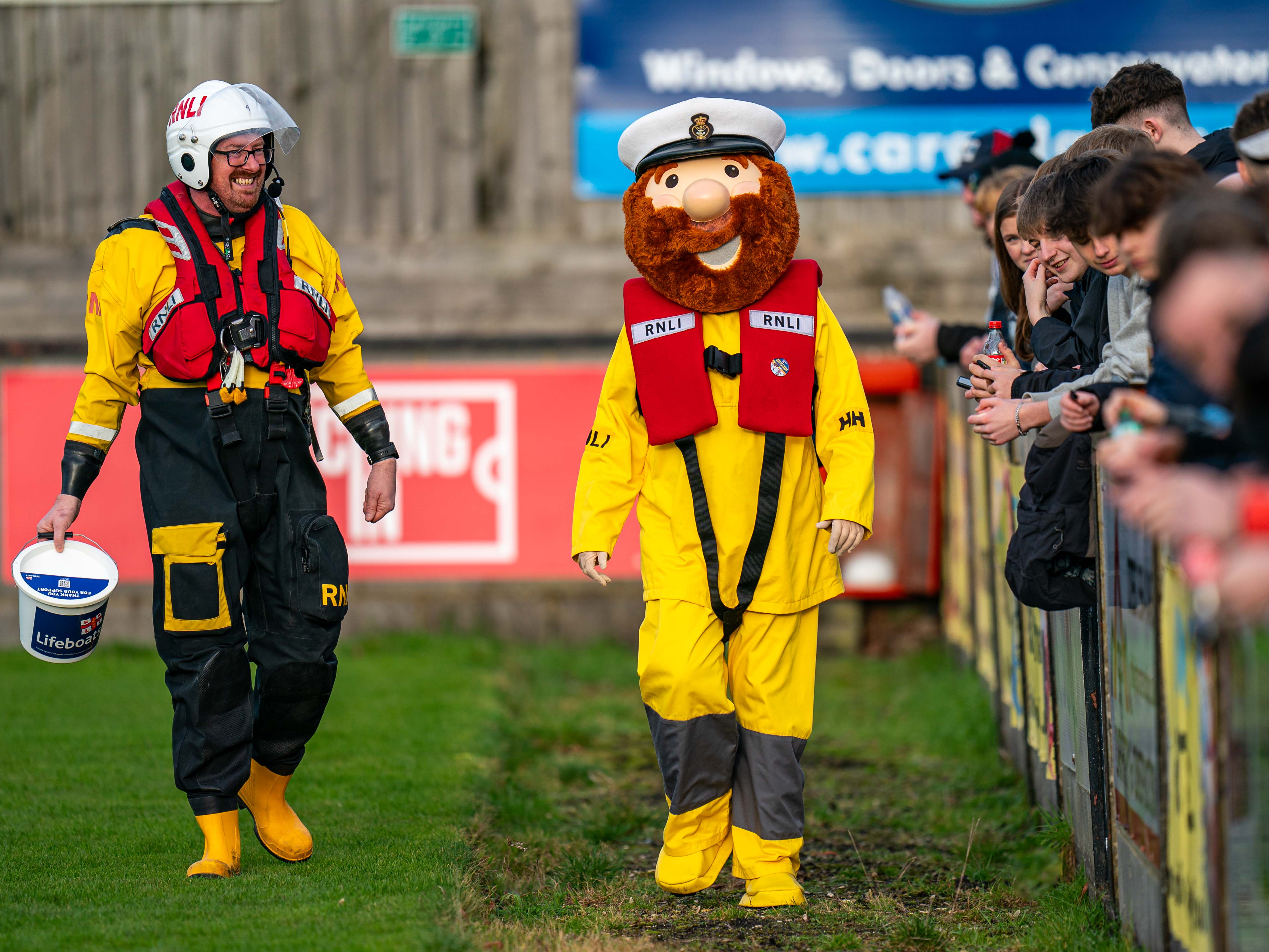 Salisbury RNLI group collects cash at Whites game