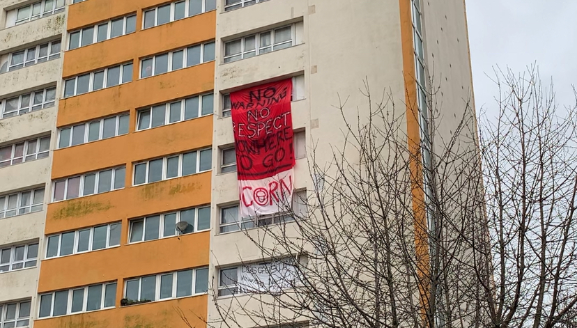 Barton House: Look inside evacuated block hours from return deadline