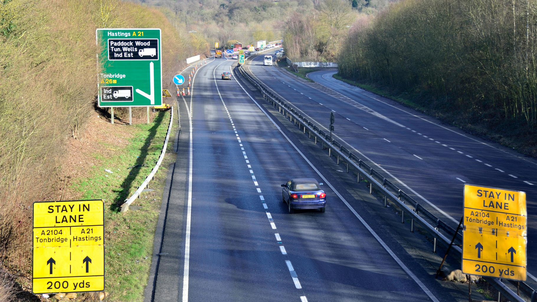 Fatal collision on A21 near Tonbridge