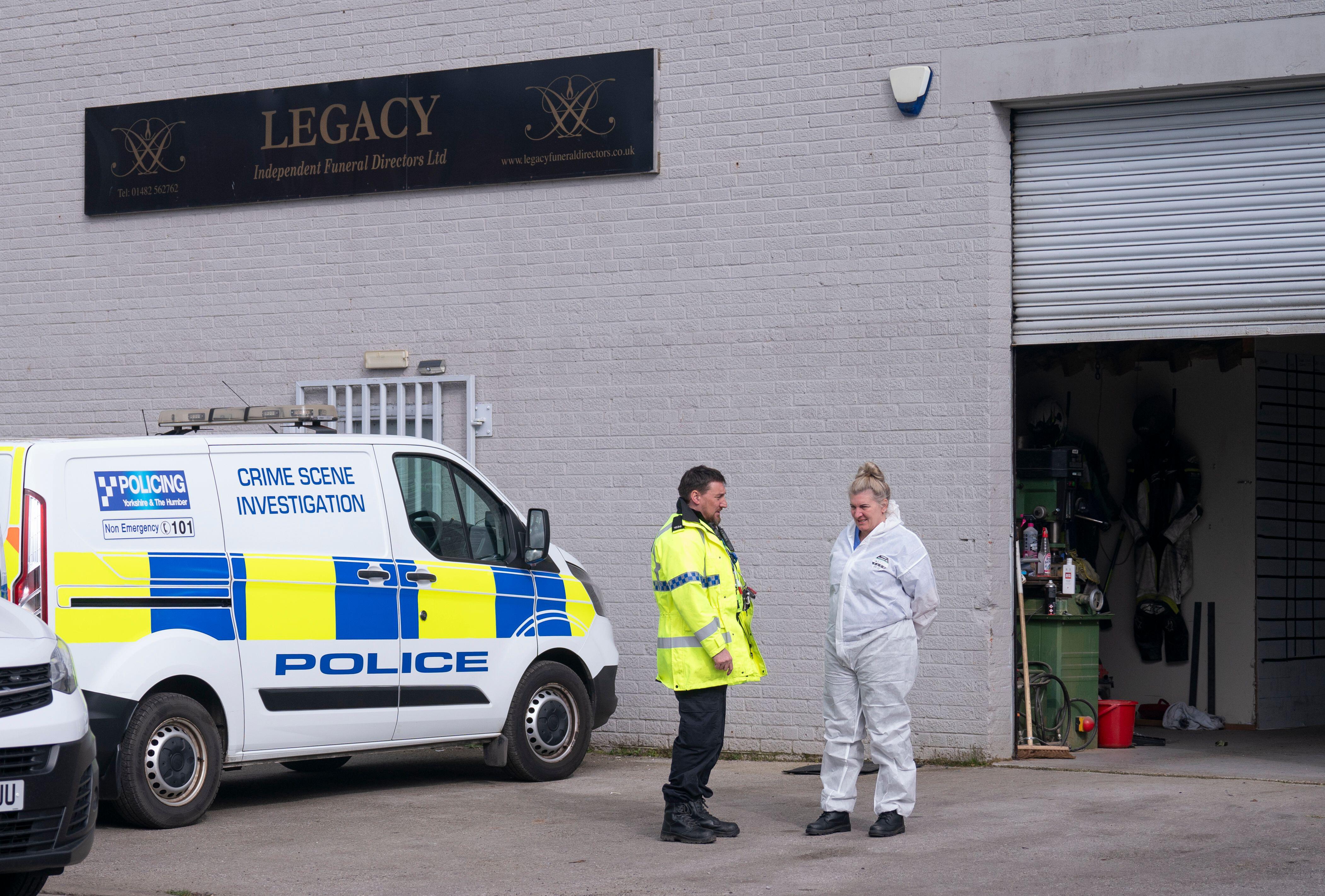 Two arrested in 'care of dead' investigation at East Yorkshire funeral ...