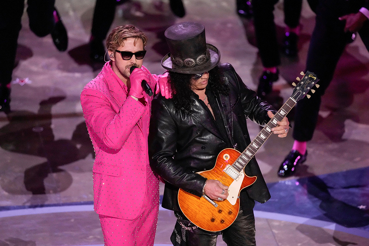 Watch Slash perform I'm Just Ken' with Ryan Gosling at The Oscars