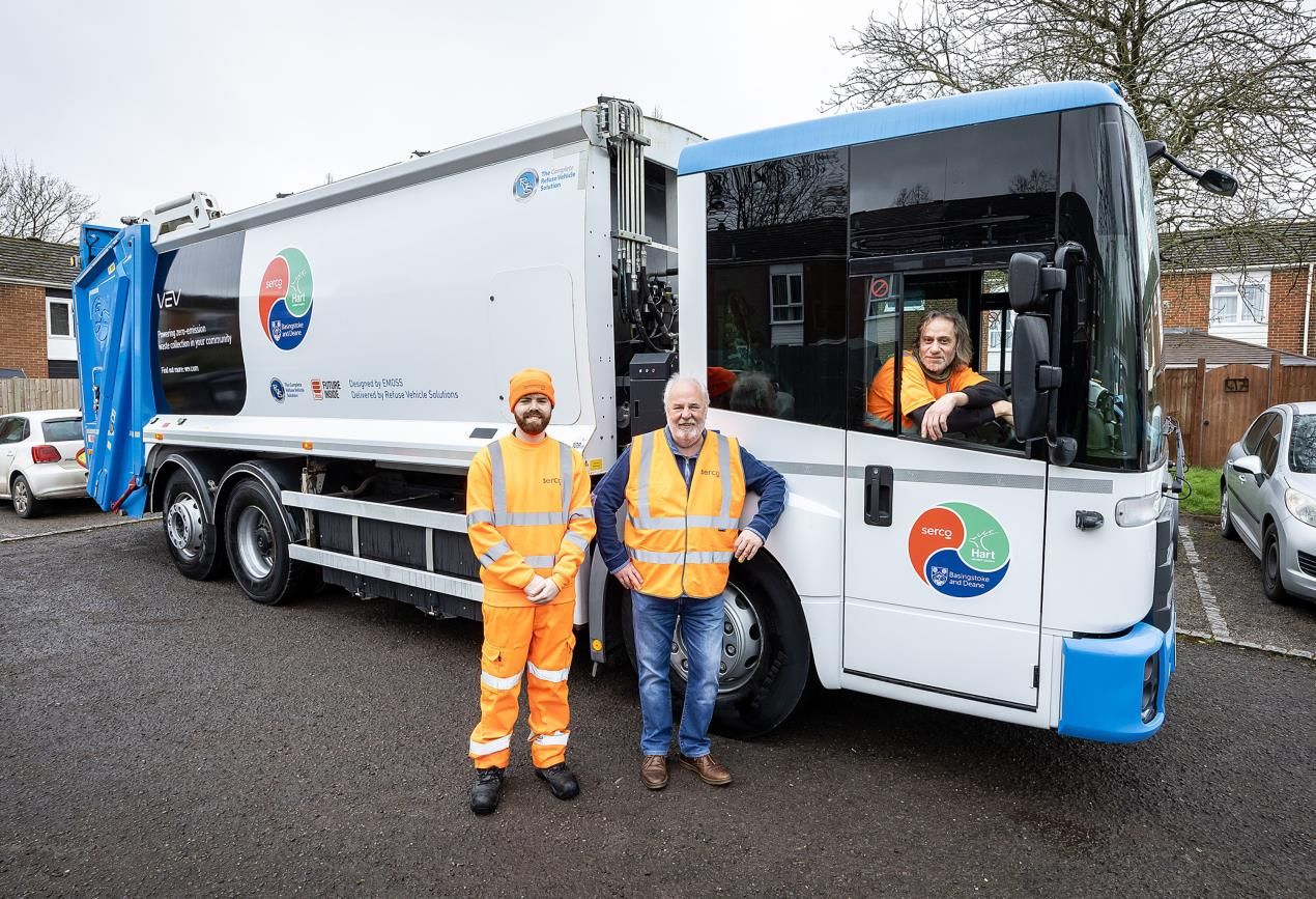 Basingstoke waste vehicles go green