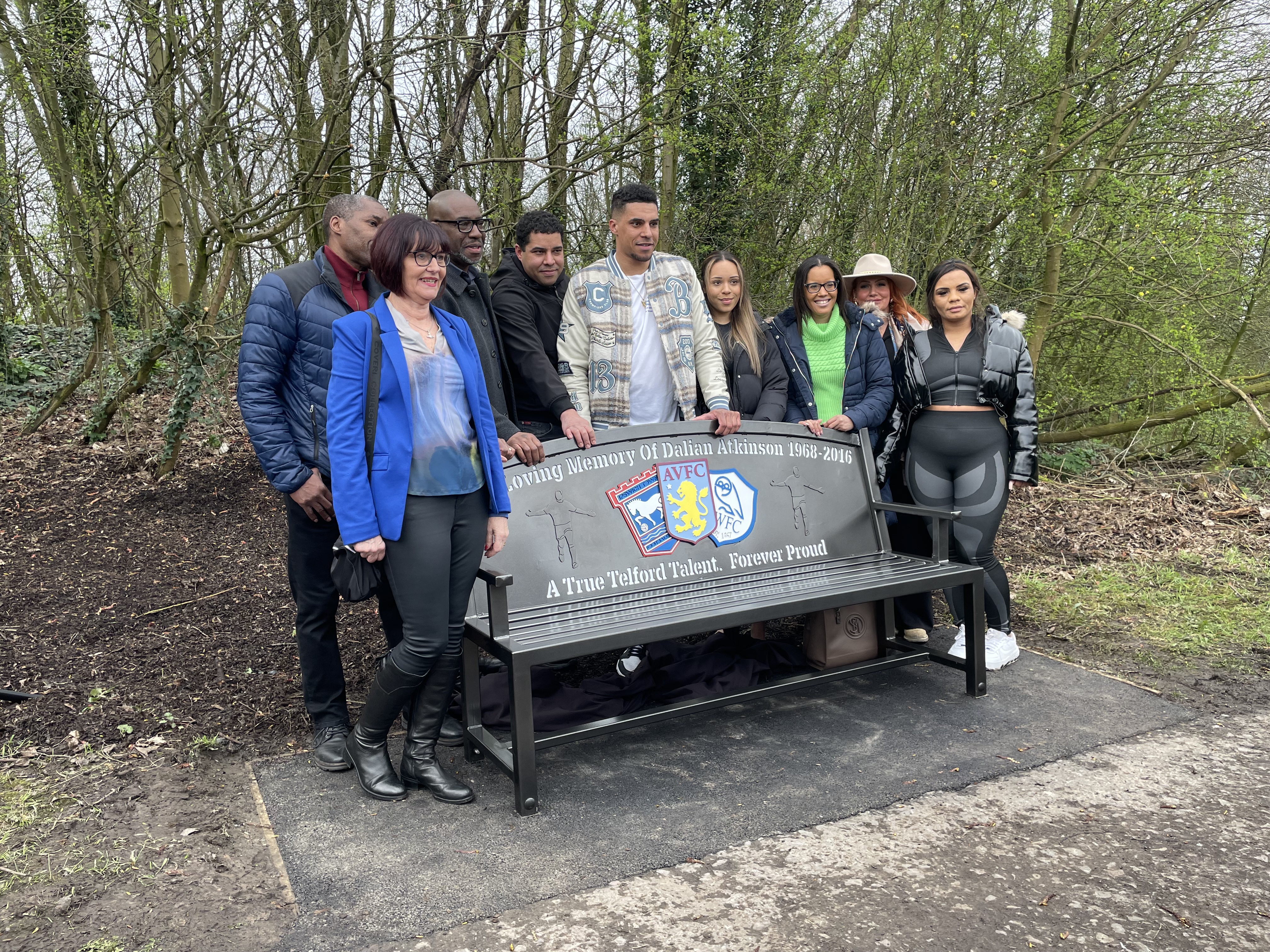 Bench and legacy fund unveiled in memory of ex-footballer Dalian ...