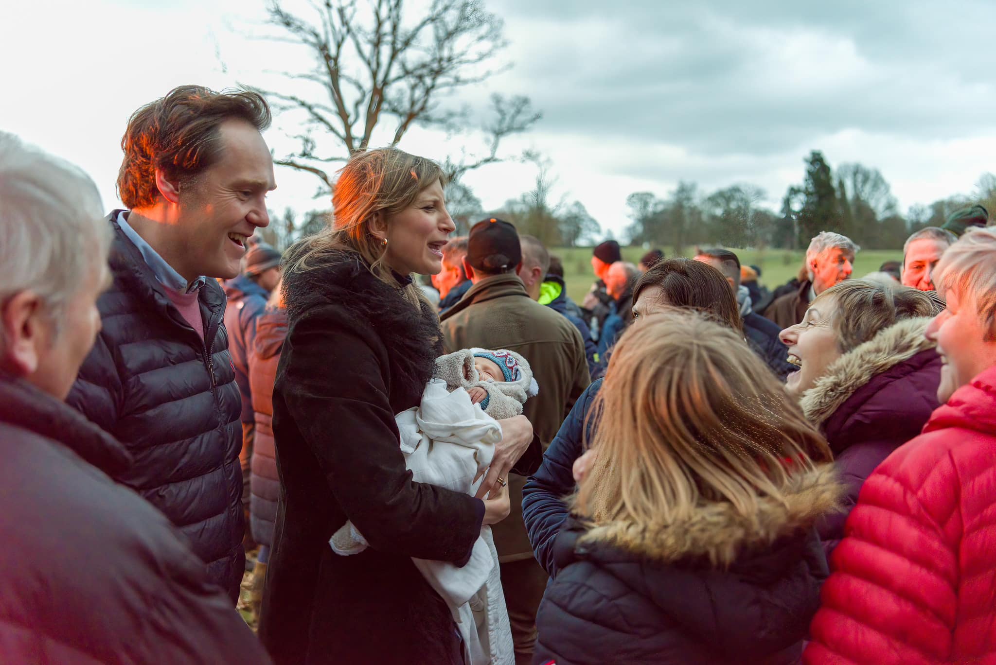 'Welcome to the world Freddie!' Duke and Duchess of Roxburghe celebrate ...
