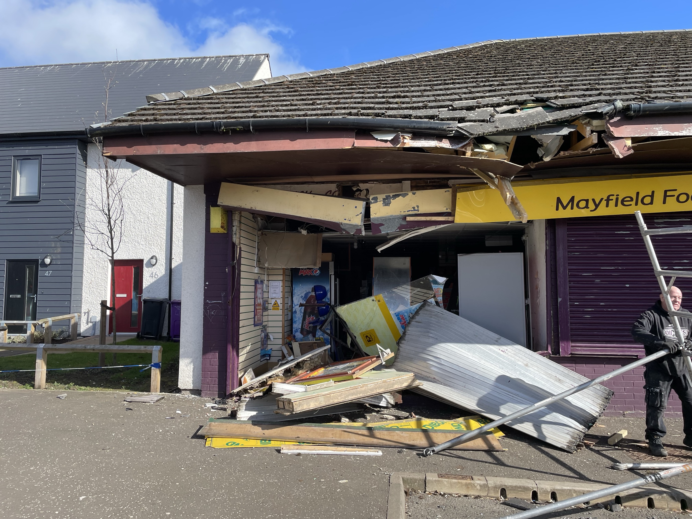 Stolen lorry crashes into Arbroath store in attempted break-in