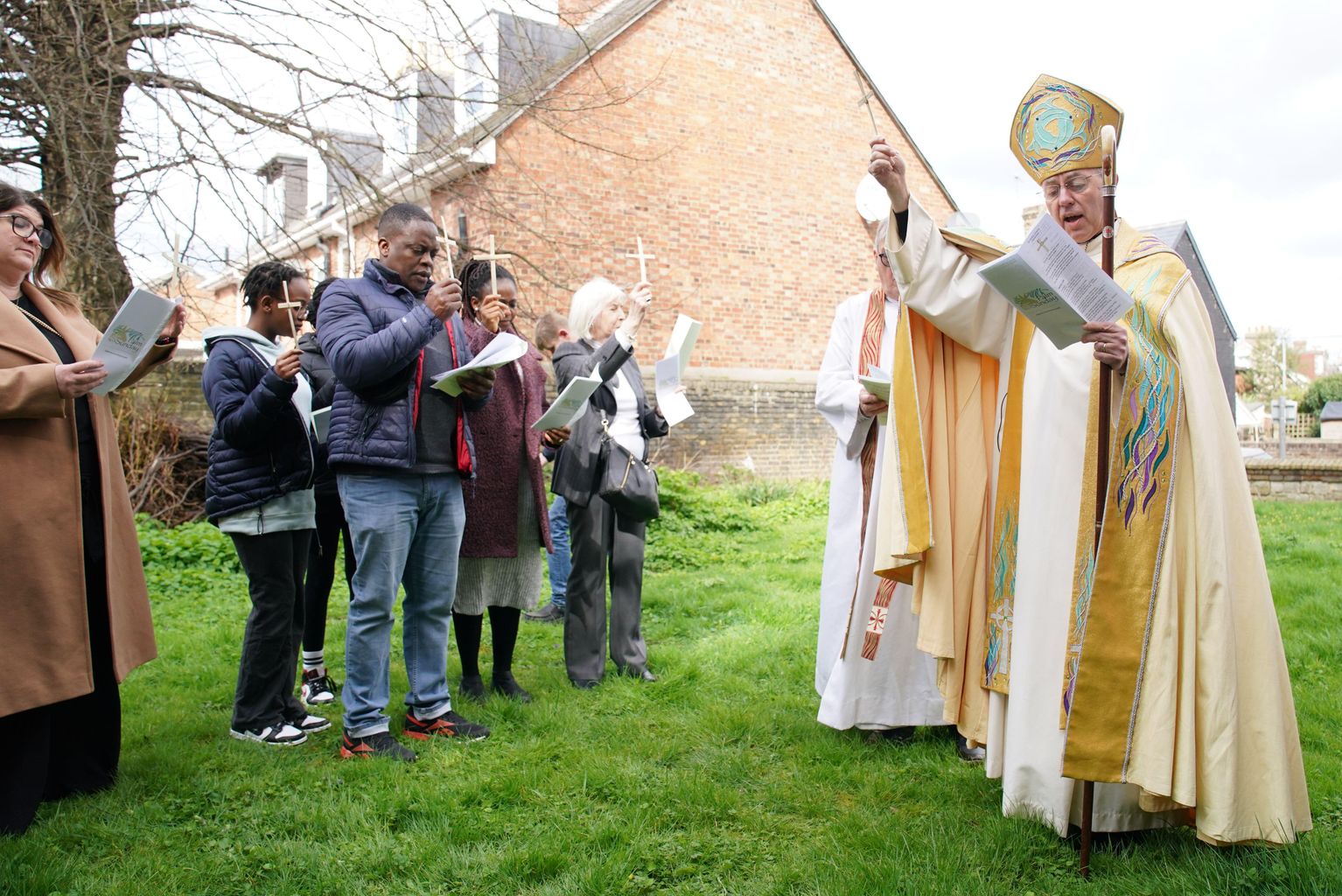 Archbishop of Canterbury leads Palm Sunday celebrations ahead of Easter