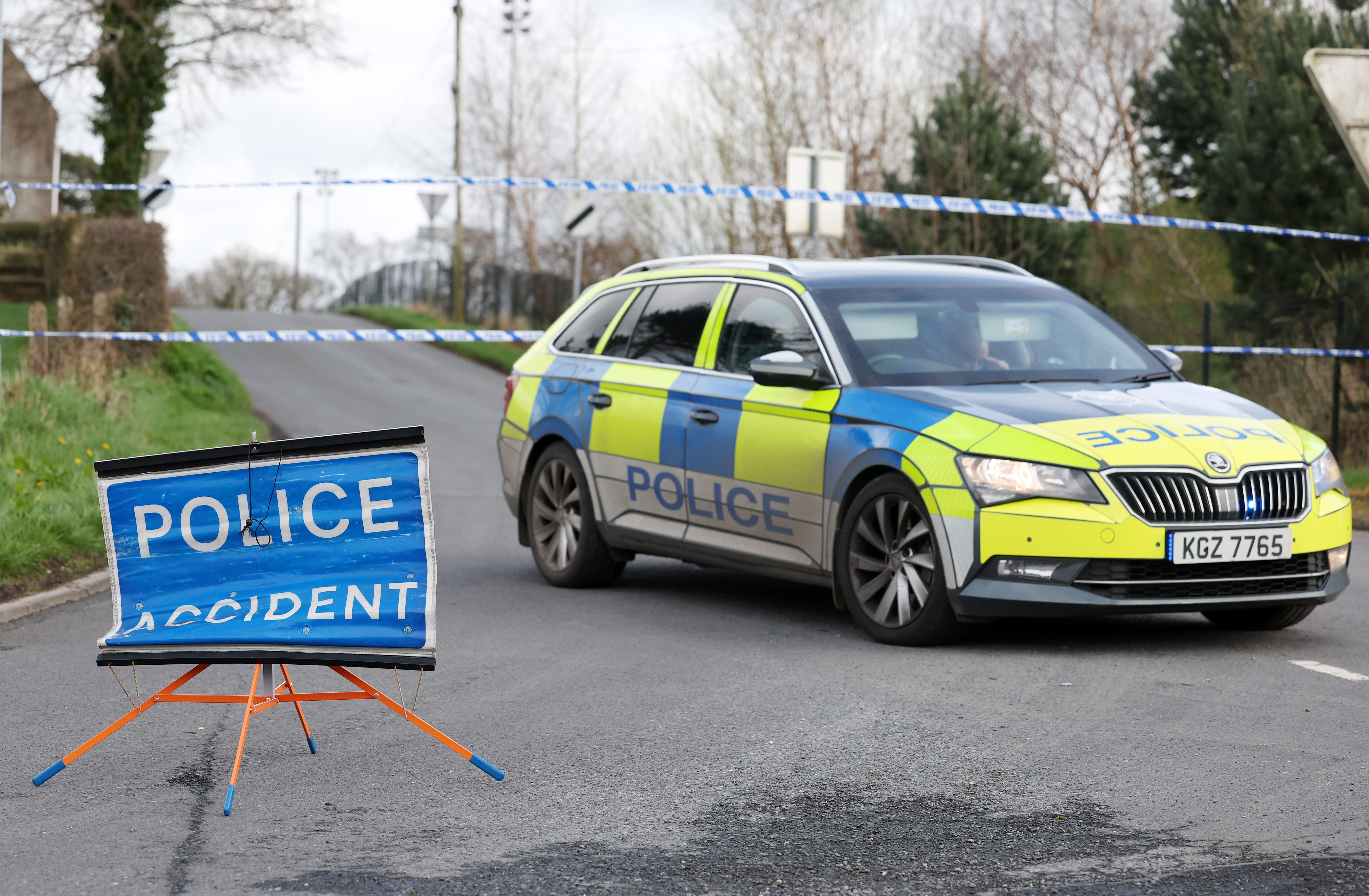 Four people die in single-car collision in Armagh as police remain on scene