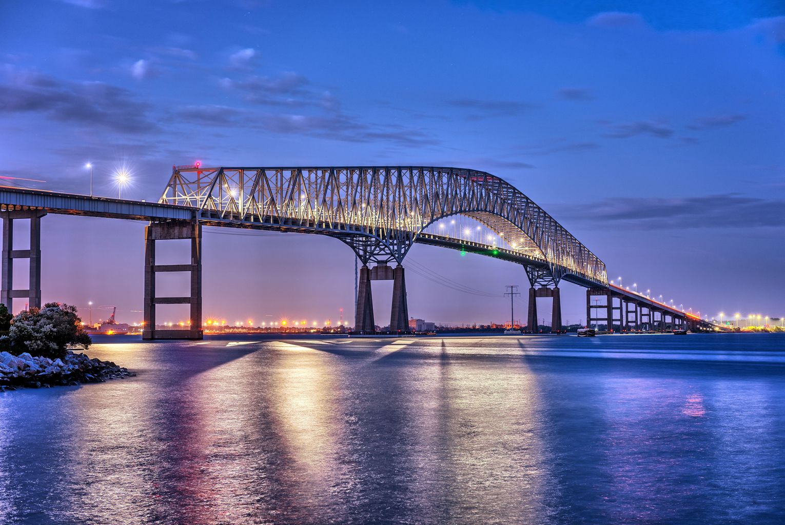 Searches underway after Baltimore bridge collapse