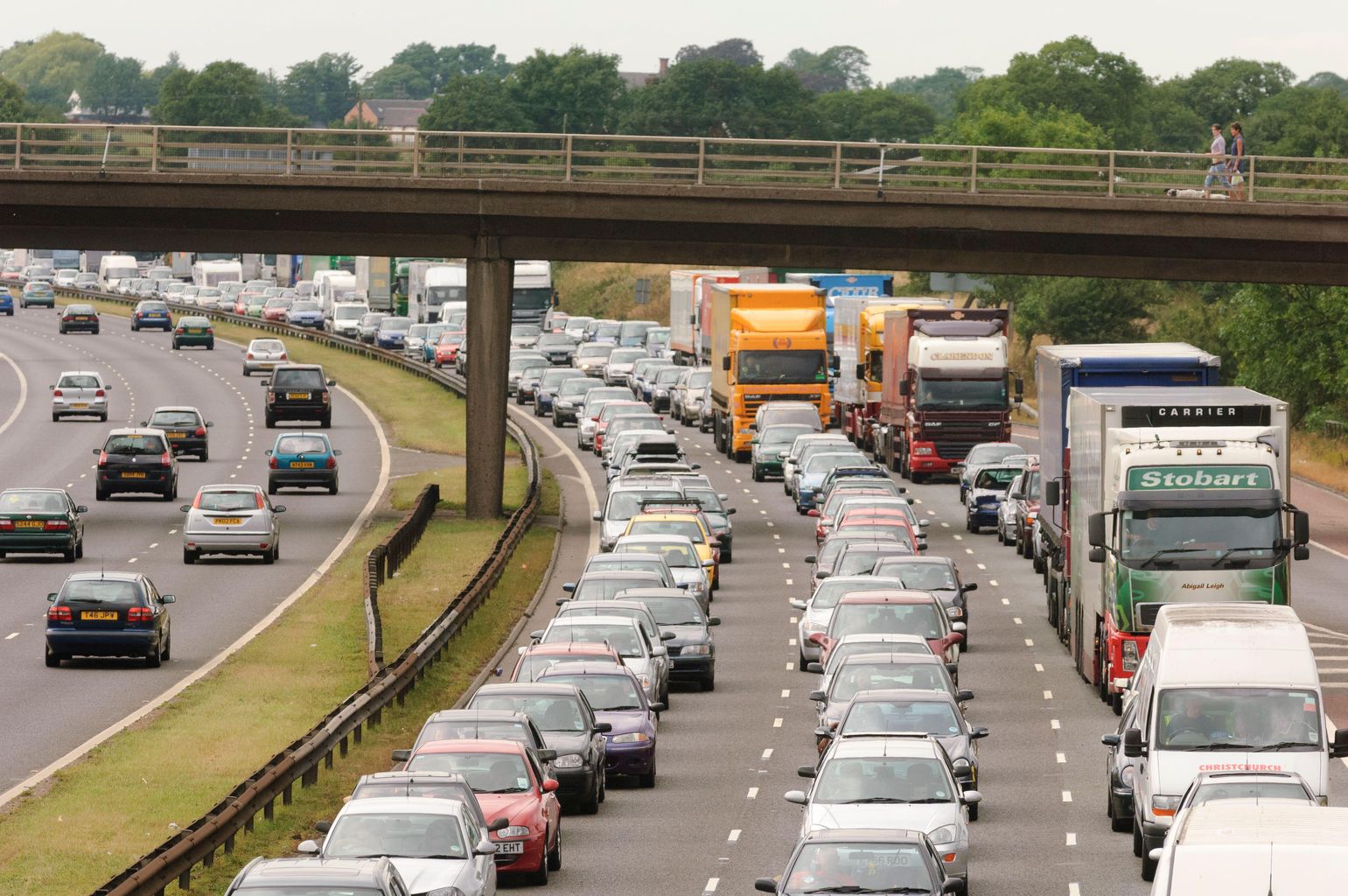 Delays on the M6 in Cheshire after vehicle hits bridge