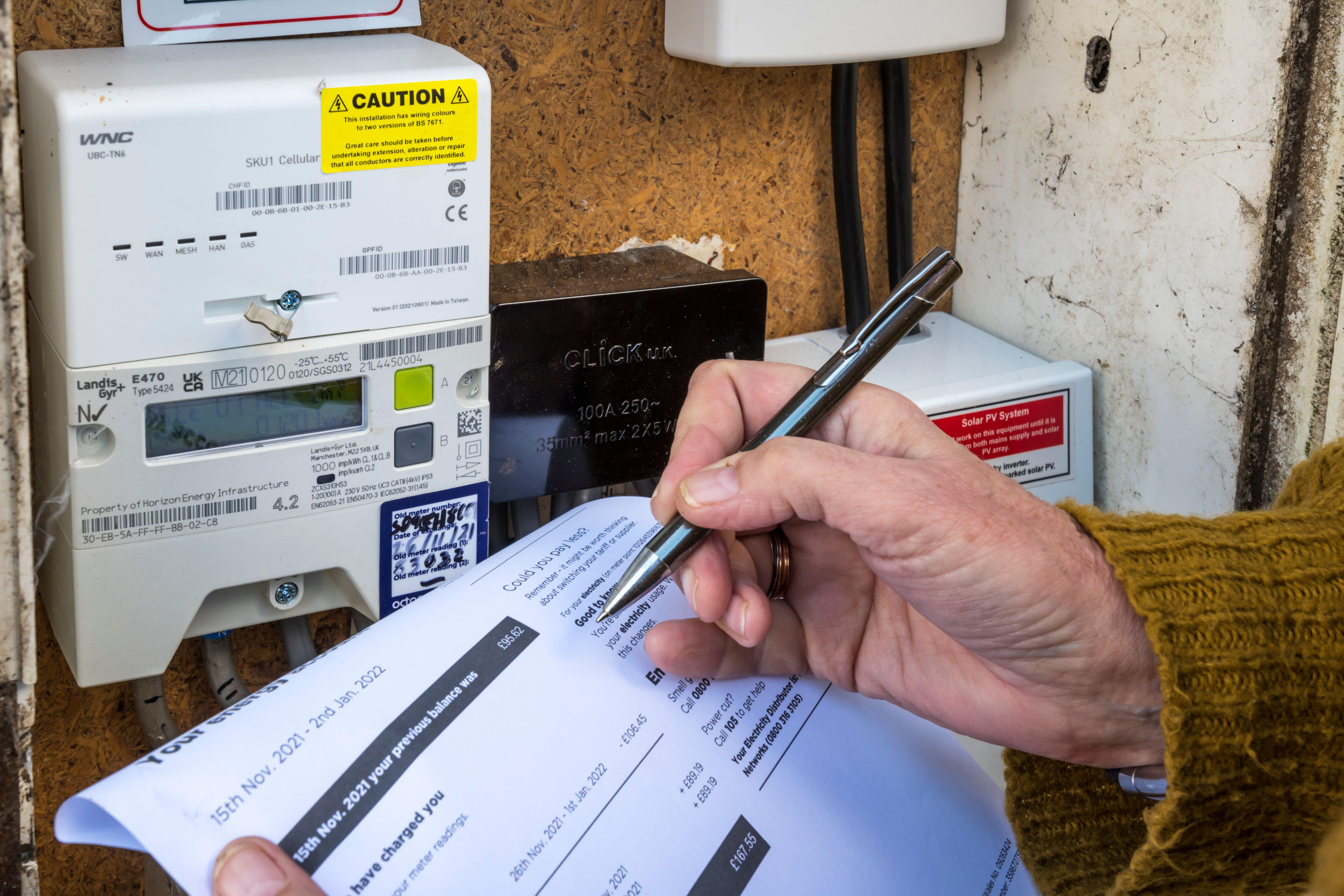 Send meter readings before Monday to avoid overpaying