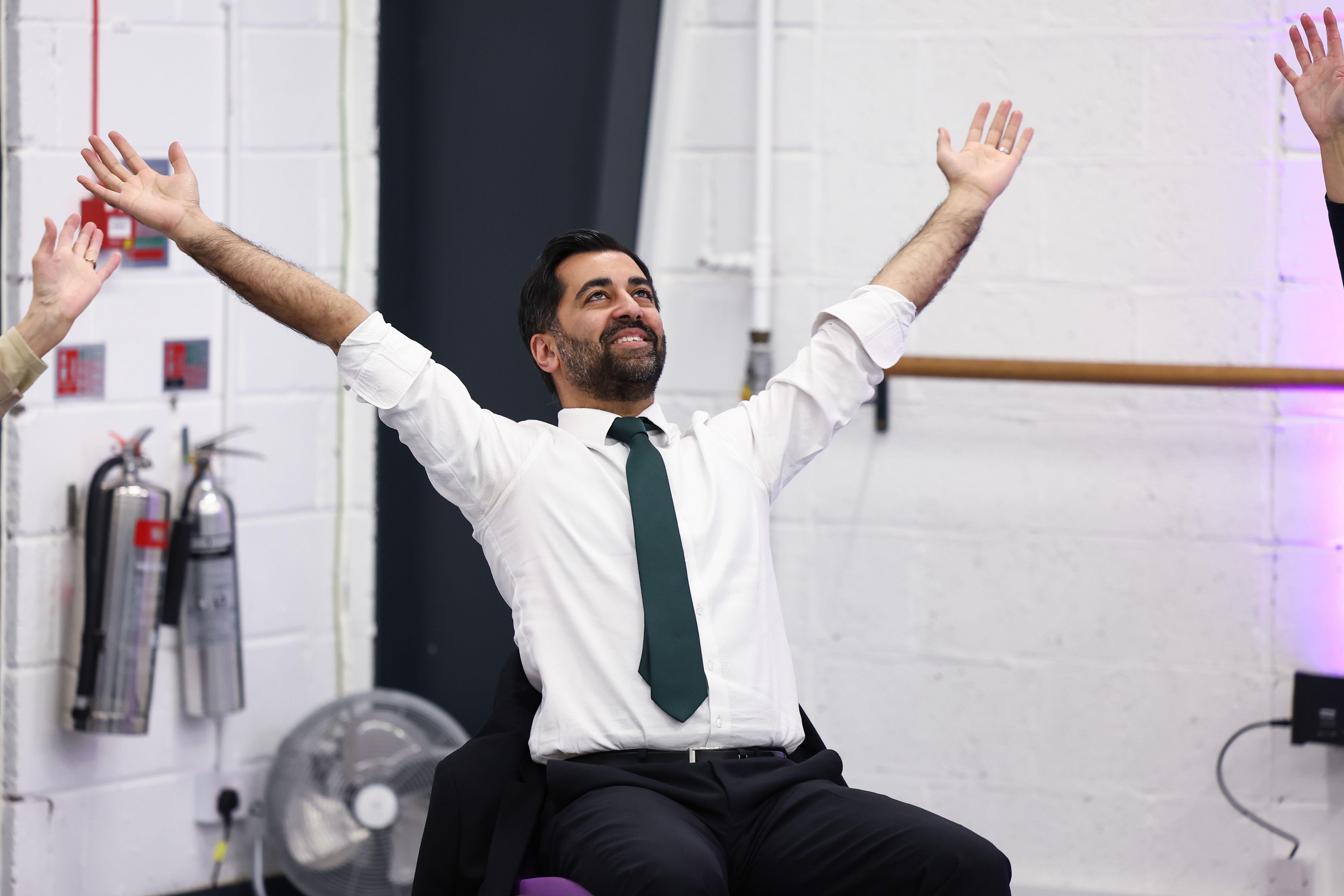 Humza Yousaf is marking a year since he became First Minister