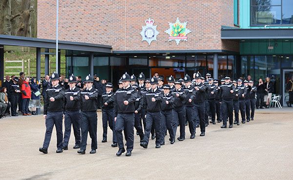 New Nottinghamshire police recruits ready for duty after parade