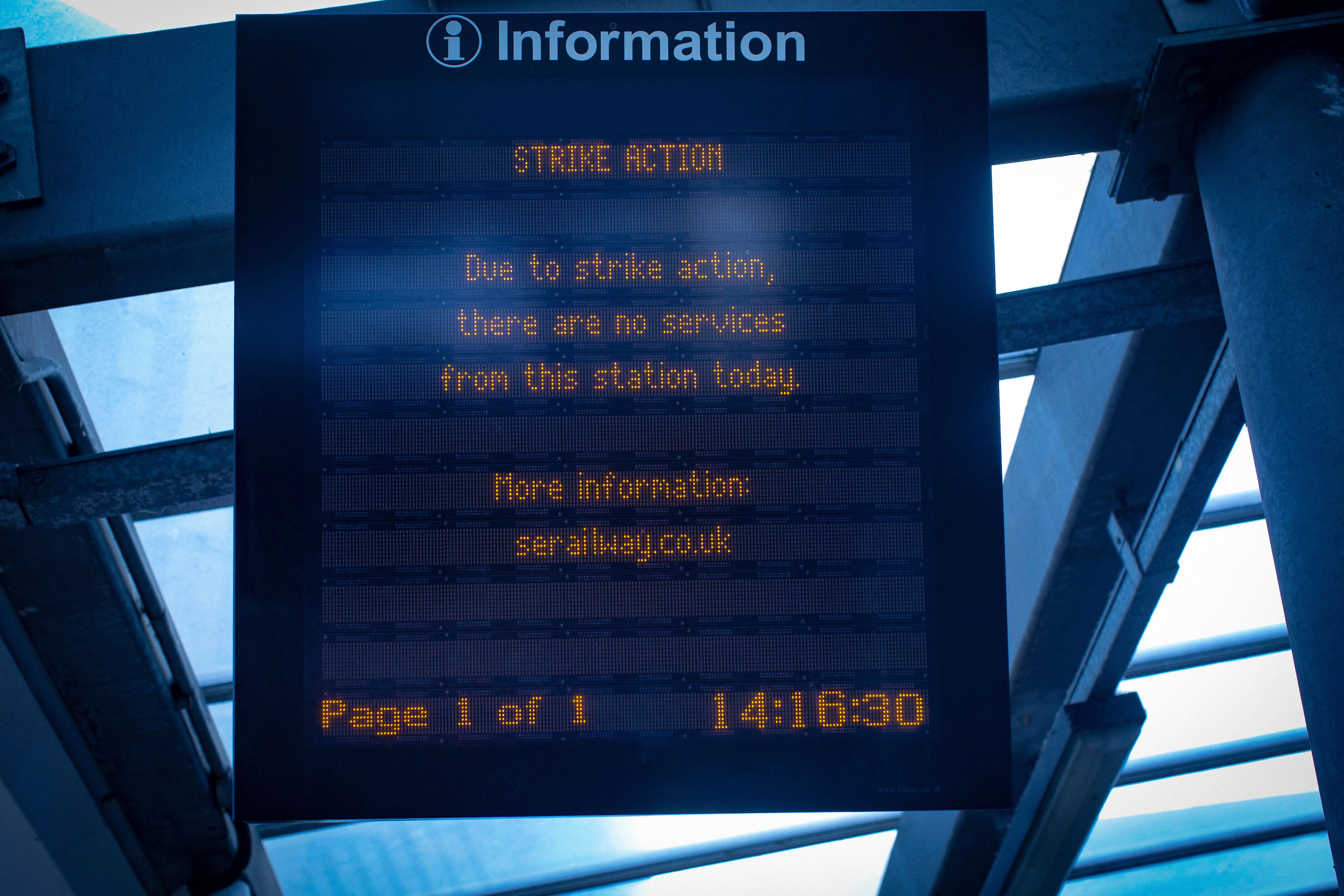 Train users urged not to attempt travel due to fresh strike action