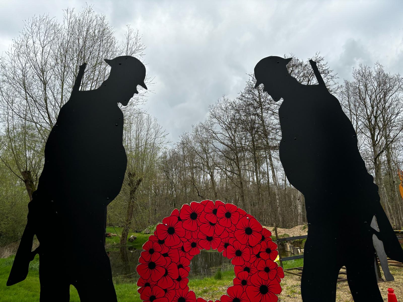 Giant silhouettes begin journey for D-DAY 80th anniversary