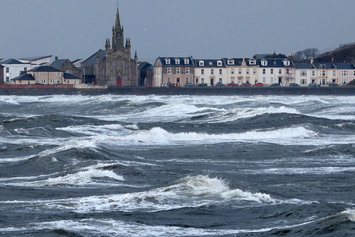 A new wind warning as Storm Kathleen continues to hit Scotland
